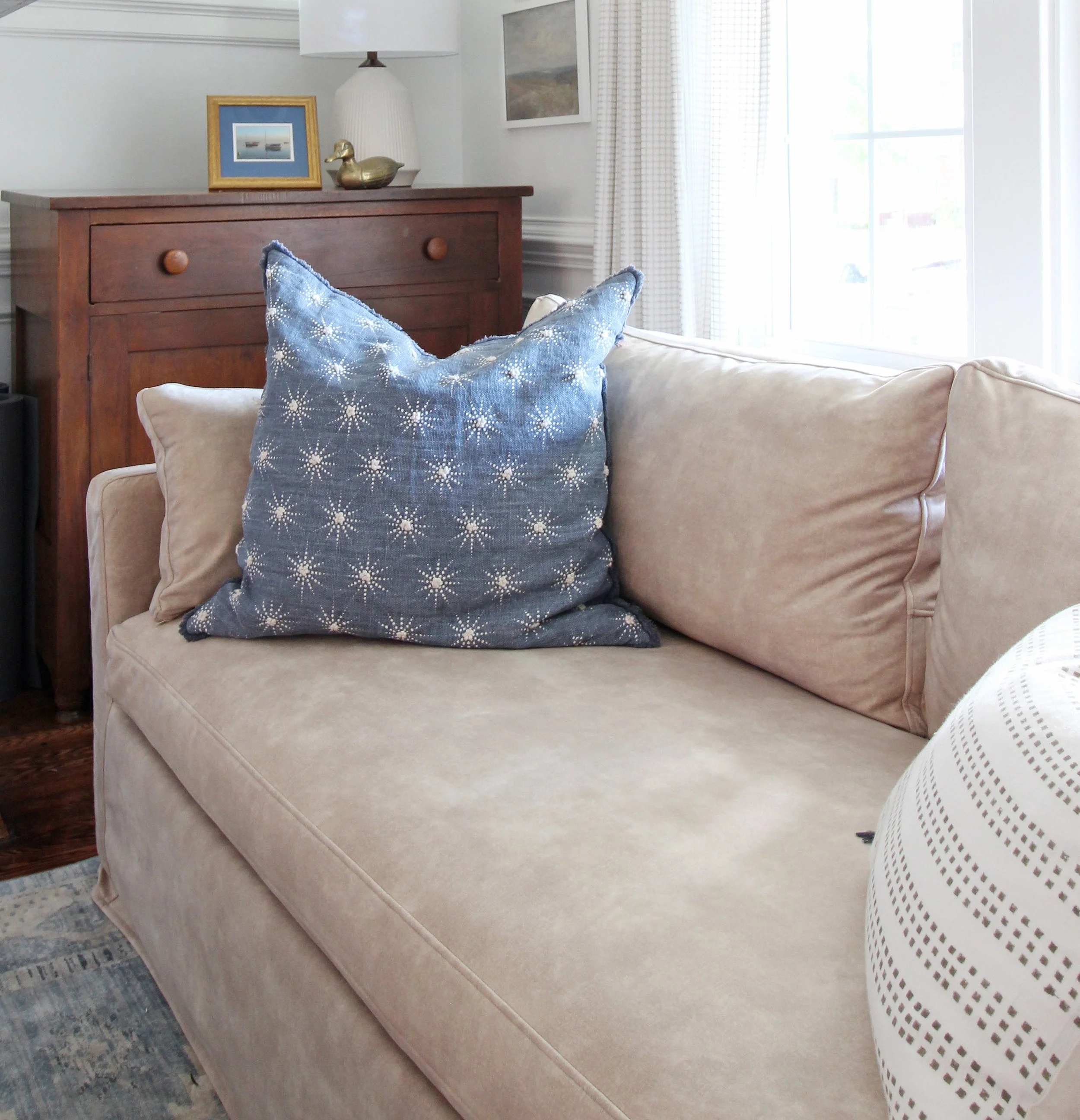 Changing Up My Rowe Sylvie Sofa With a Slipcover From Comfort Works