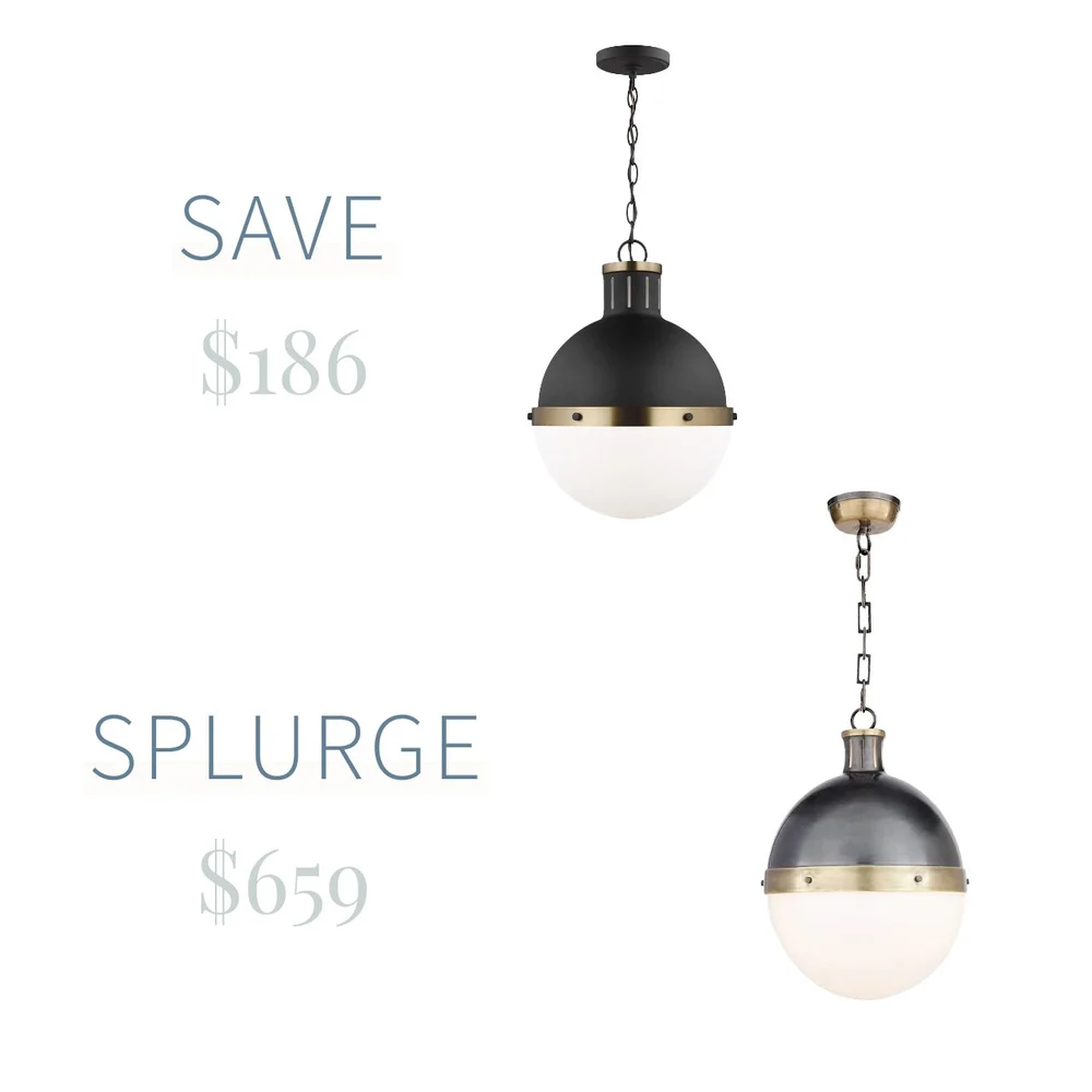 Save or Splurge: Lighting Edition