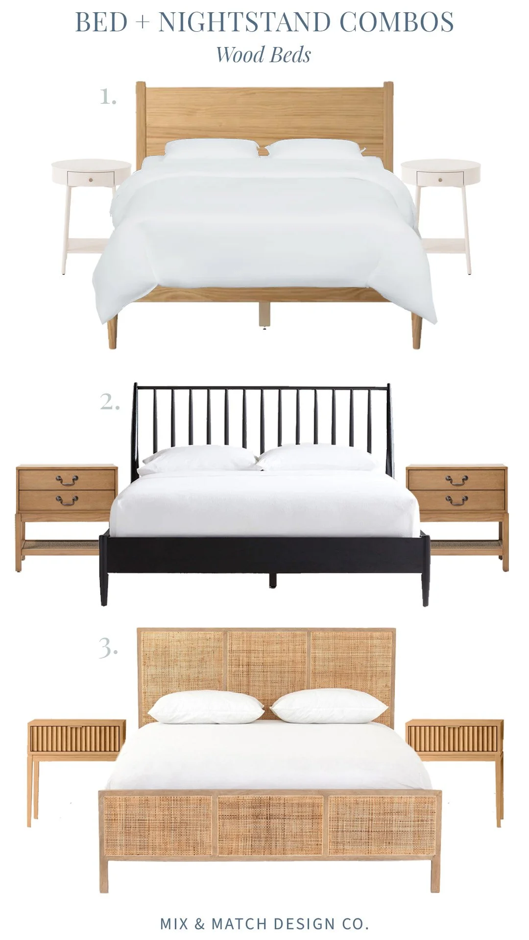Sure-Fire Bed + Nightstand Combos