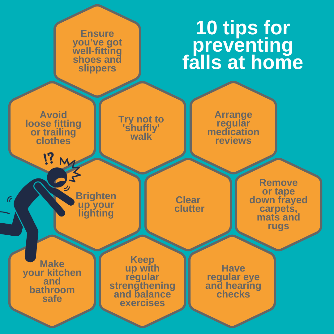 Top 10 tips for preventing falls at home - Abney & Baker
