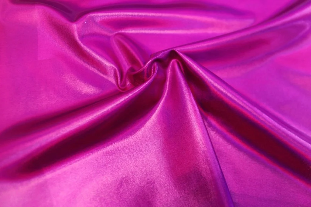 Electric Holographic Foil on Poly Spandex — NK Textile