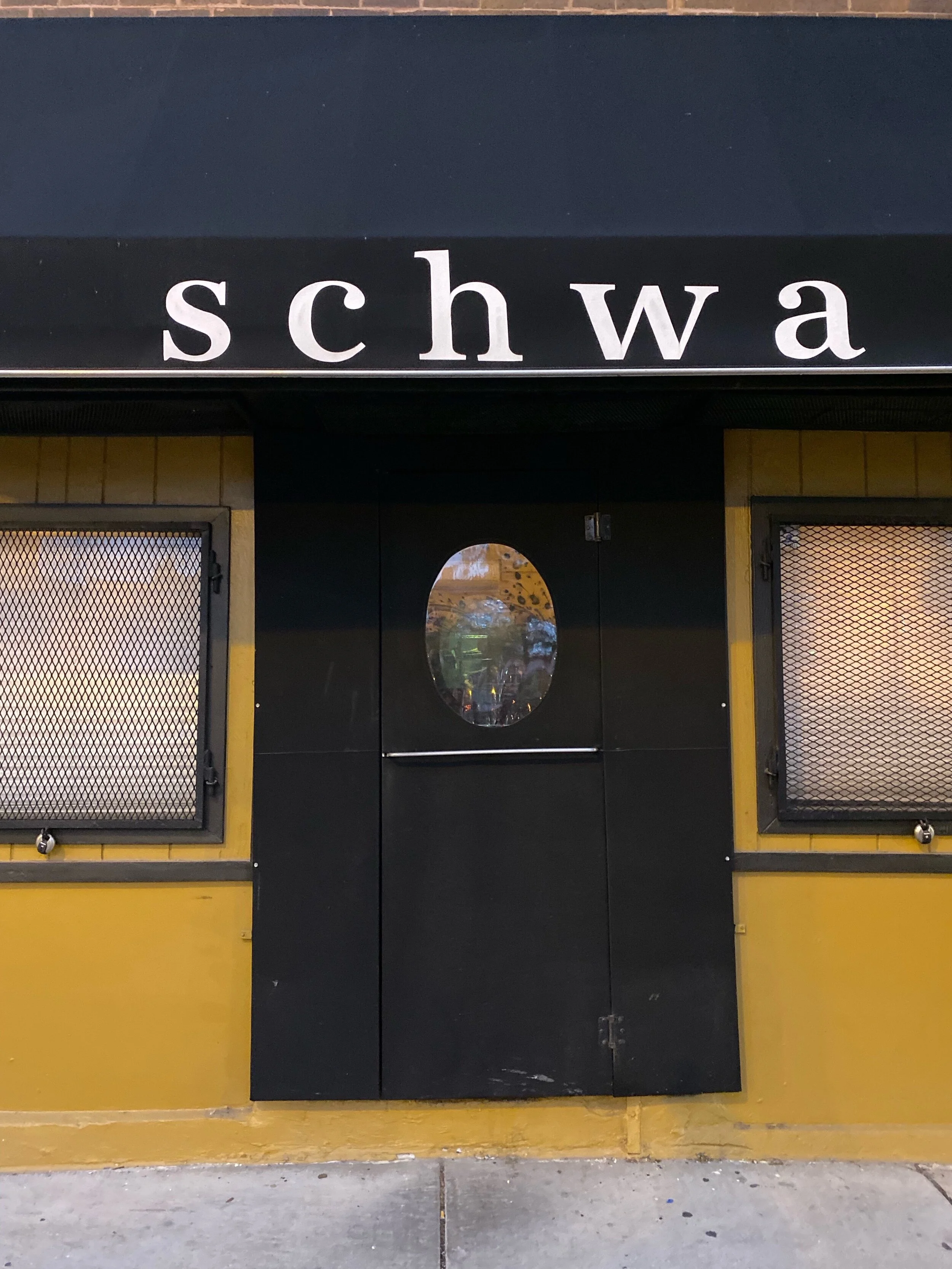 Schwa Cleans Up Its Act — scallionpancake