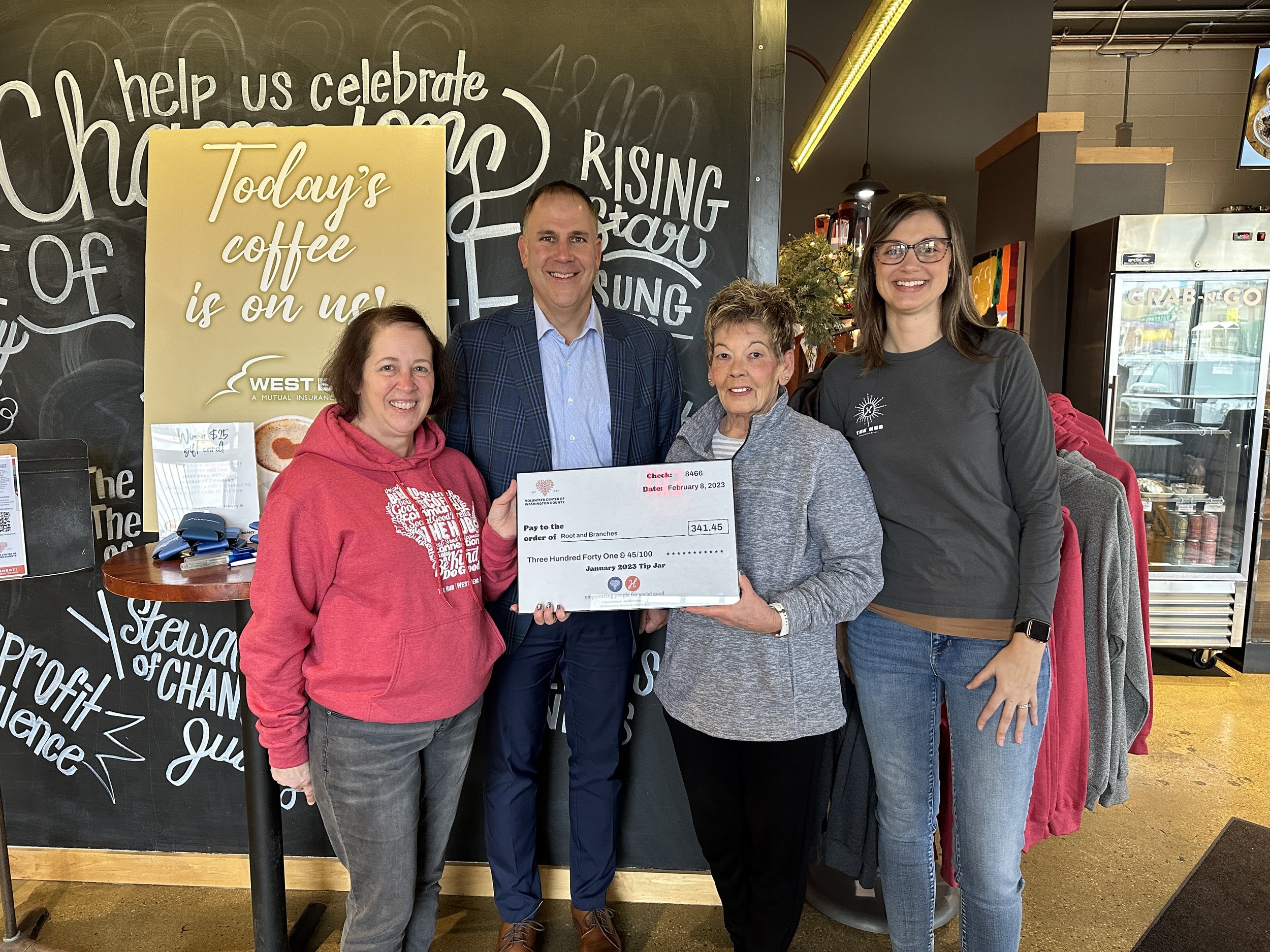 Roots and Branches was one of the January Tip Jar Recipients at The Hub ...