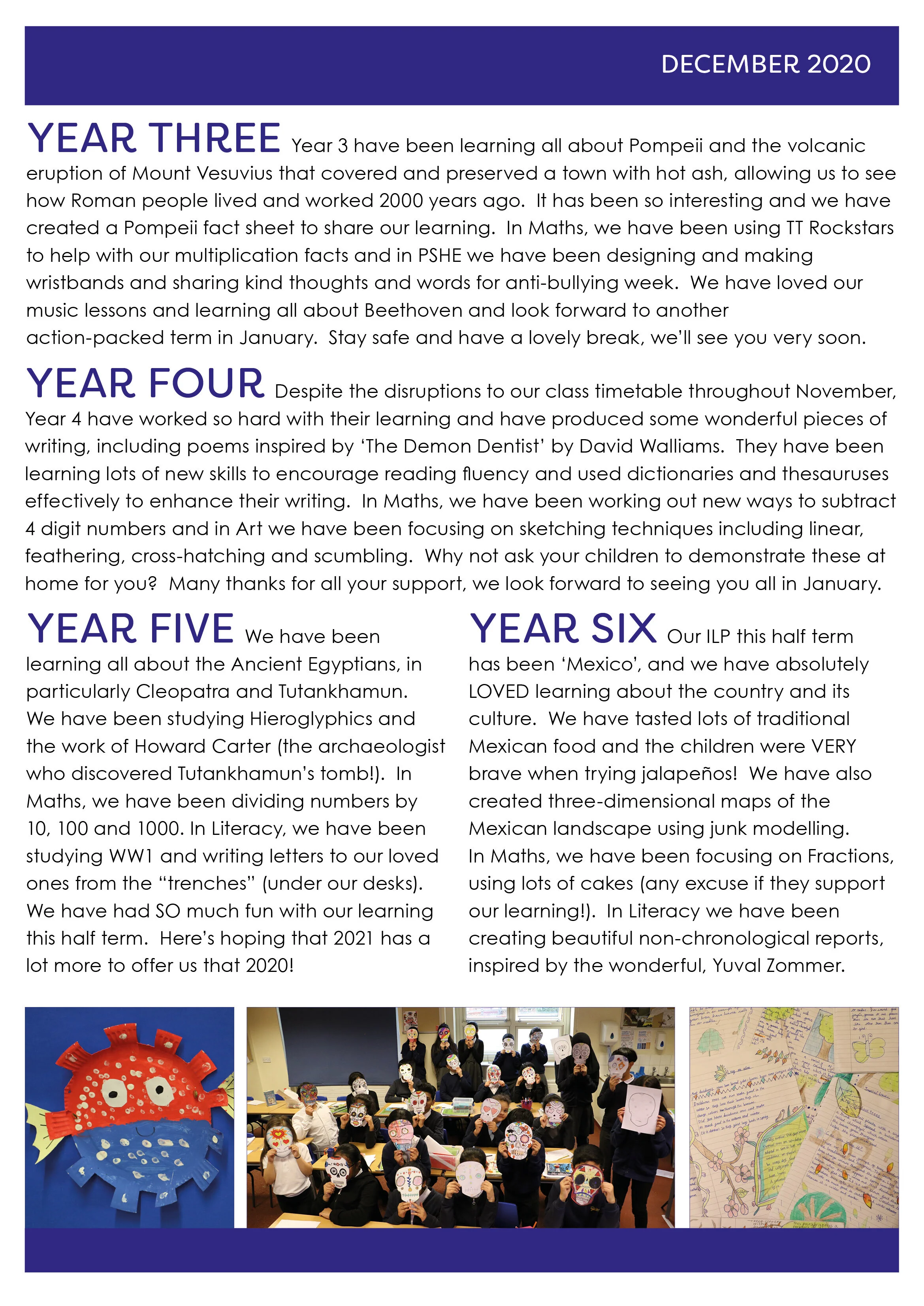 December Newsletter — Dale Community Primary School