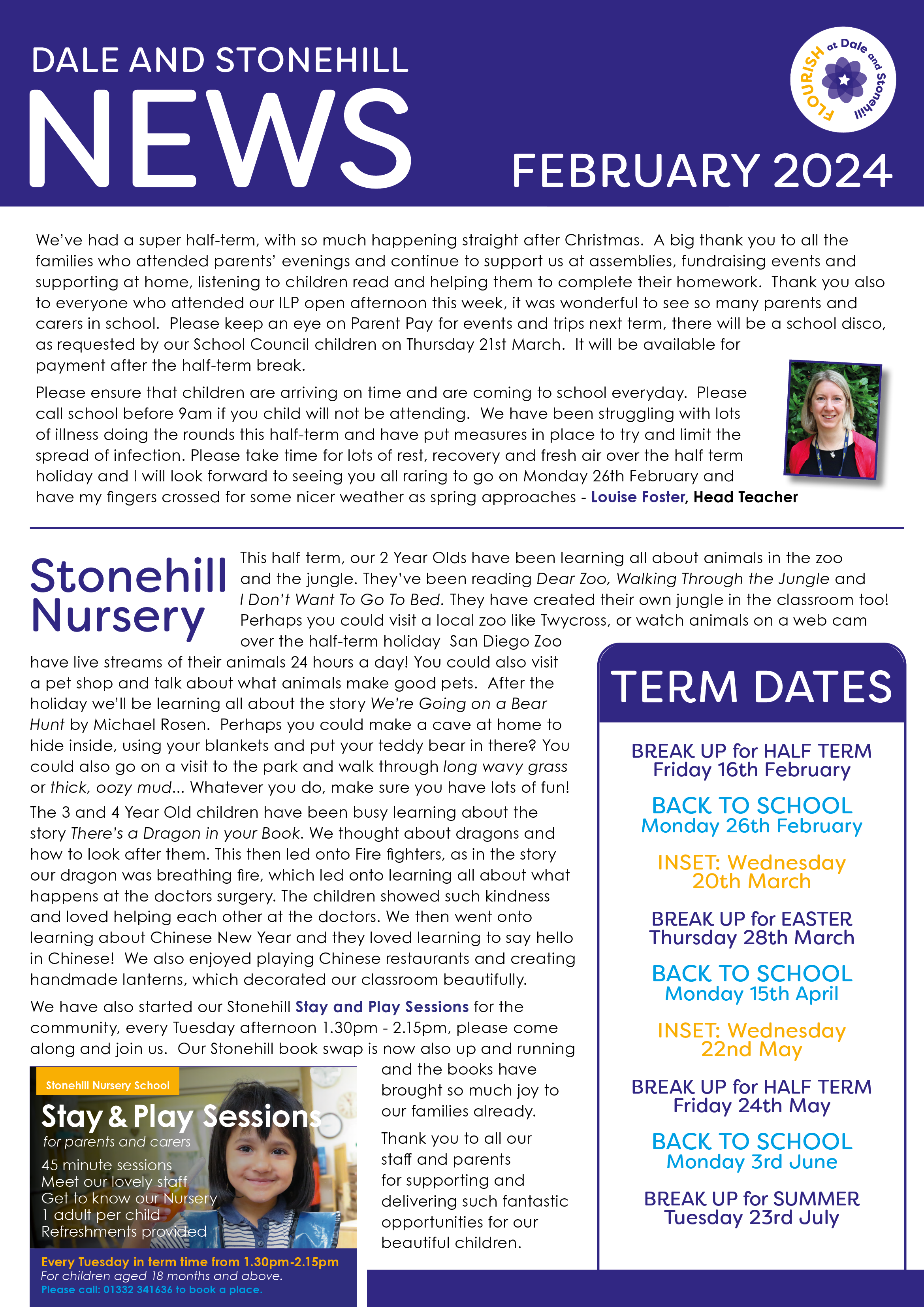 February Newsletter — Dale Community Primary School