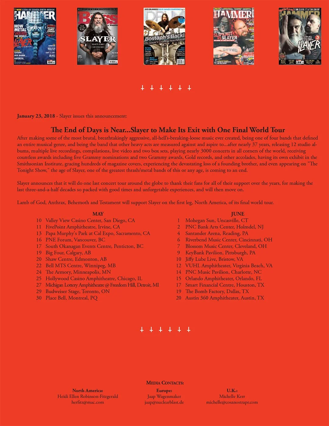 Slayer - Repentless | The Official Slayer Site