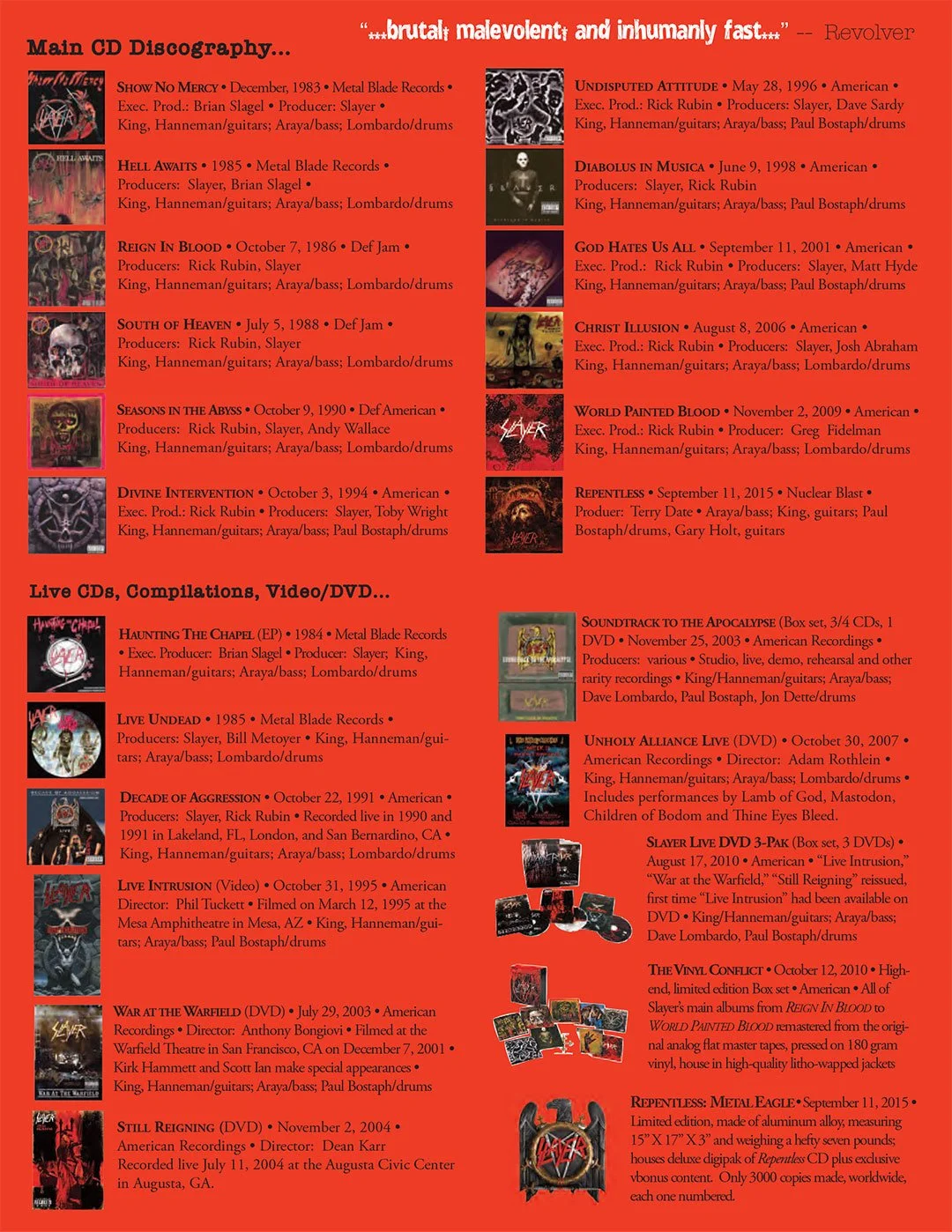 Slayer - Repentless | The Official Slayer Site