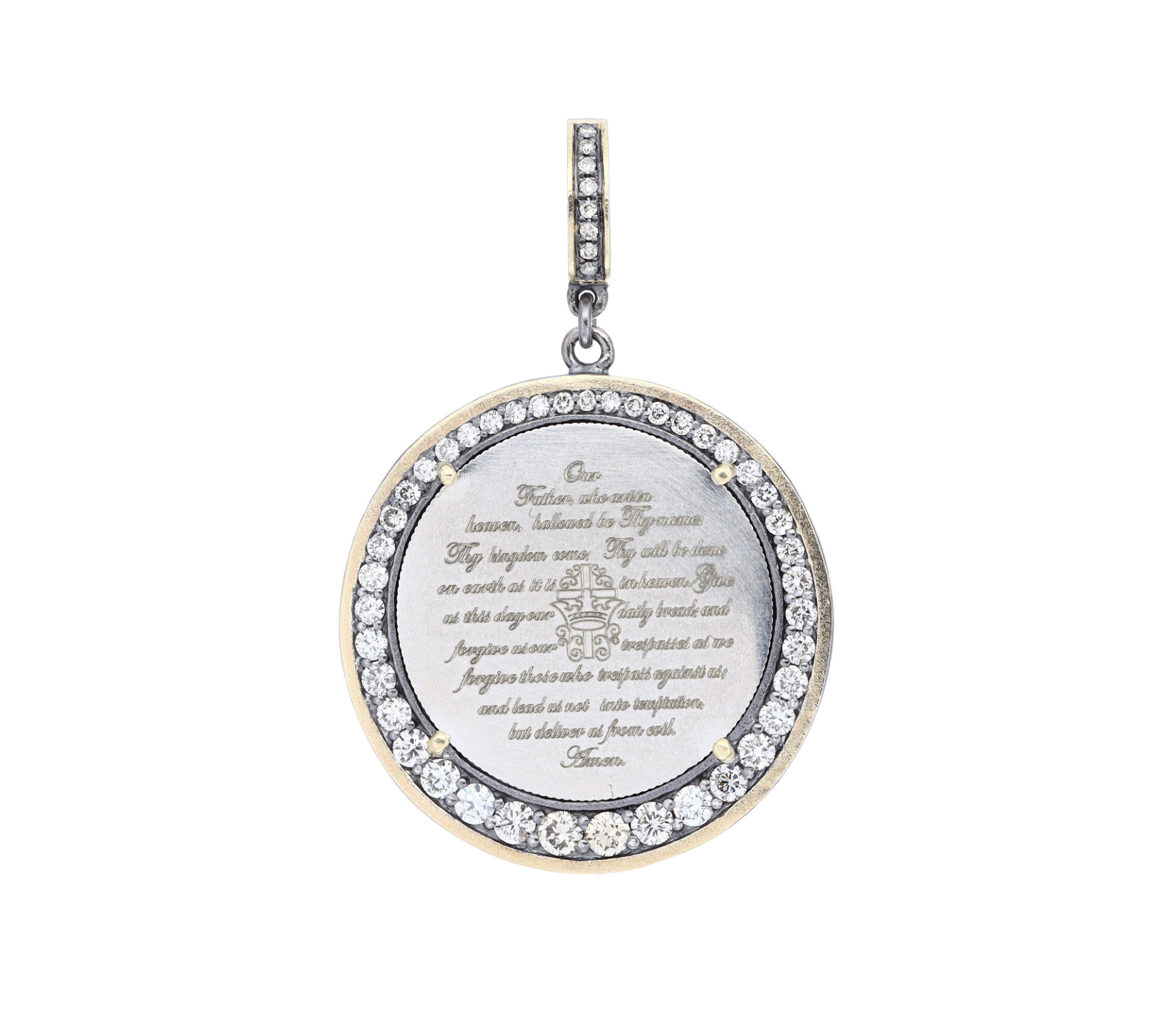 Sabbia Sabbia Fine Jewelry - Cynthia Ann Diamond Love Token Engraved ...