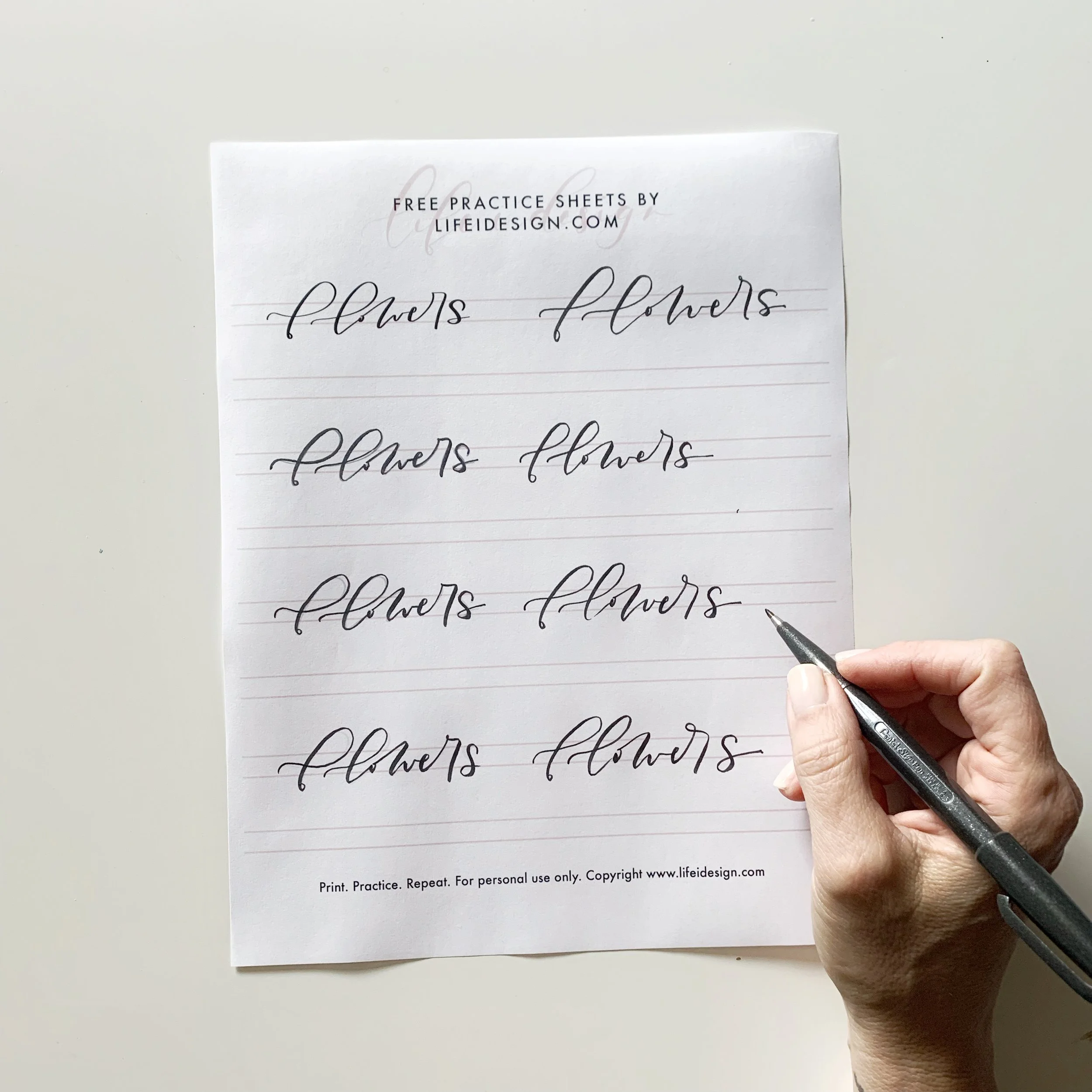New practice sheets in the Free Creative Library — Nicki Traikos | life ...