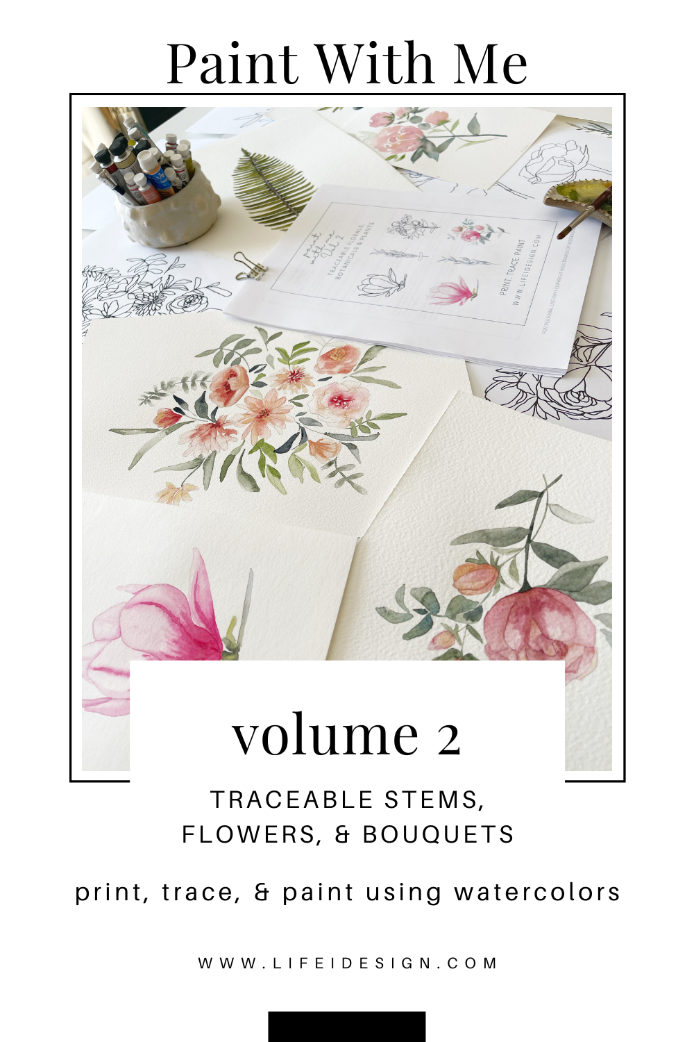 Sketch & Paint Flowers Made Simple - Learn to sketch 10 different ...