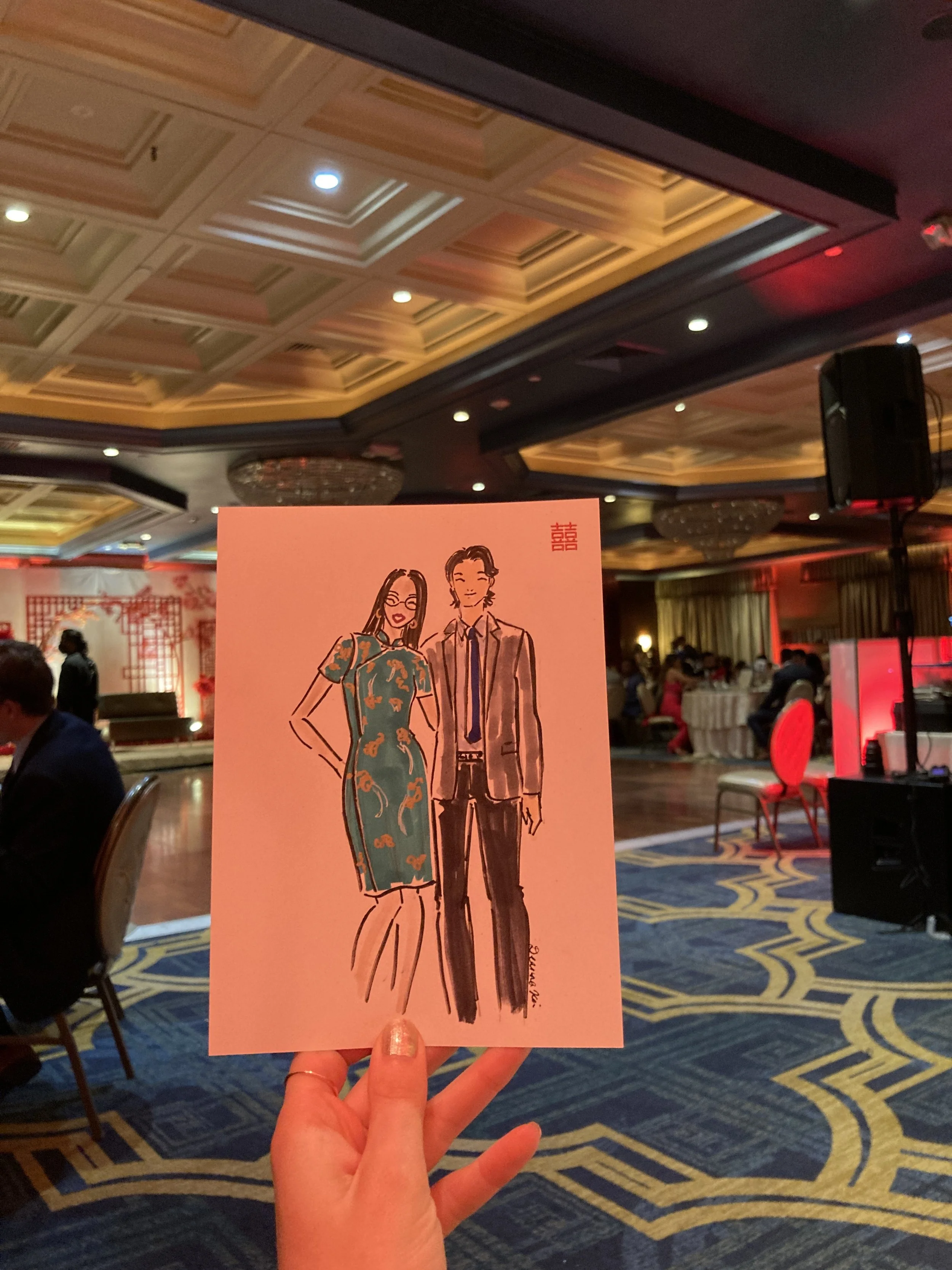 Live Event Illustration by NY Fashion Artist Deanna Kei — Deanna Kei