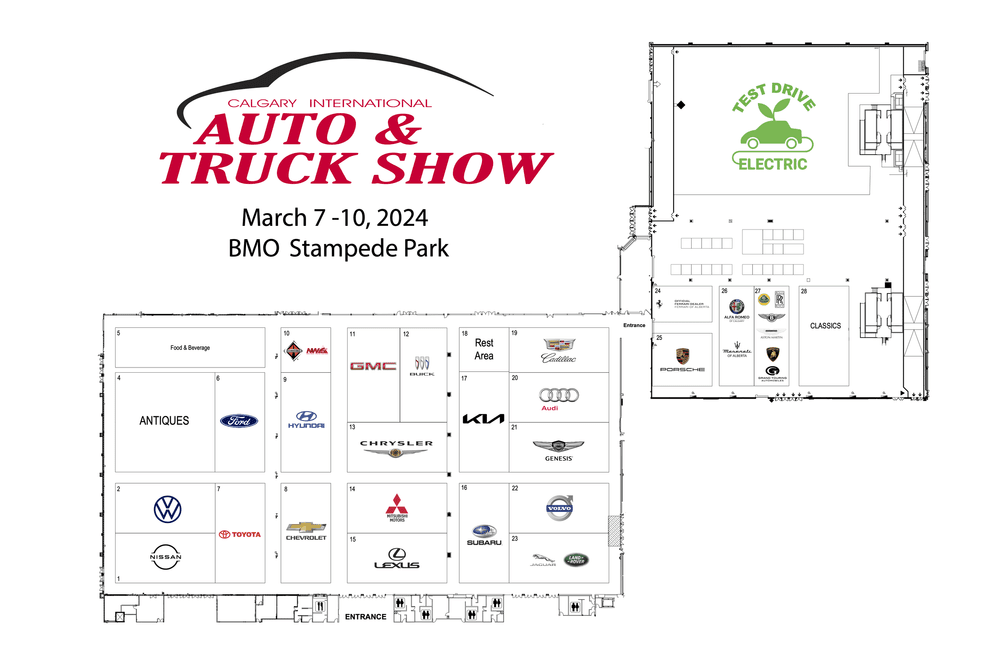 Calgary International Auto and Truck Show March 7-10, 2024