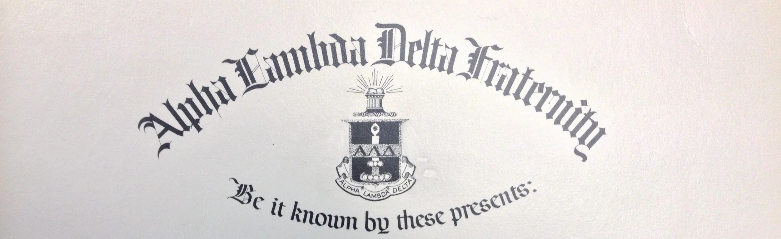 Our History — Alpha Lambda Delta