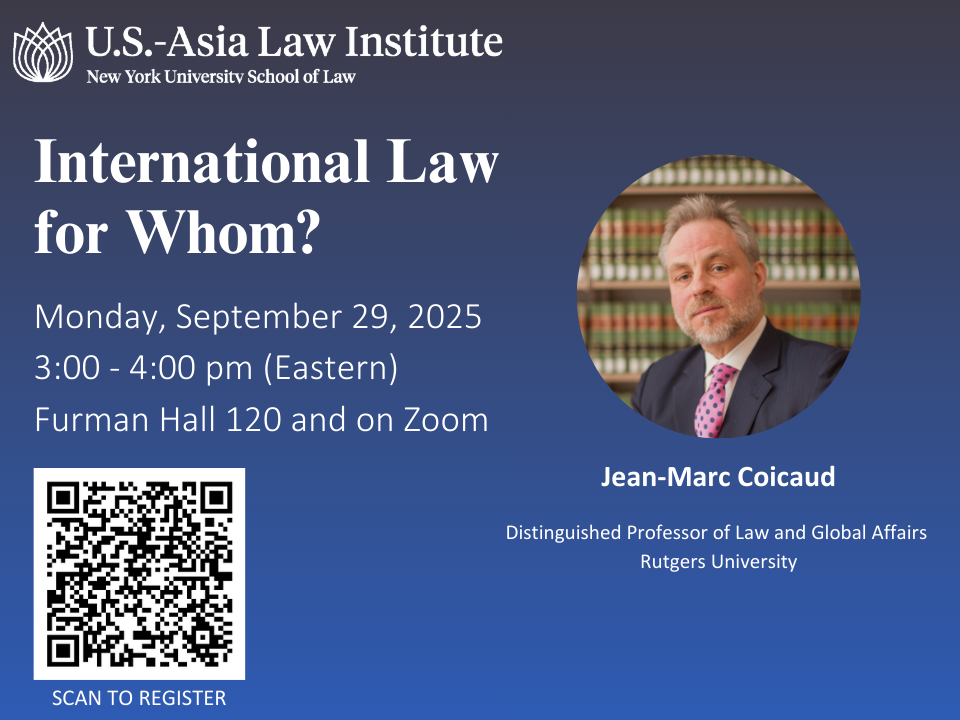 U.S.-Asia Law Institute