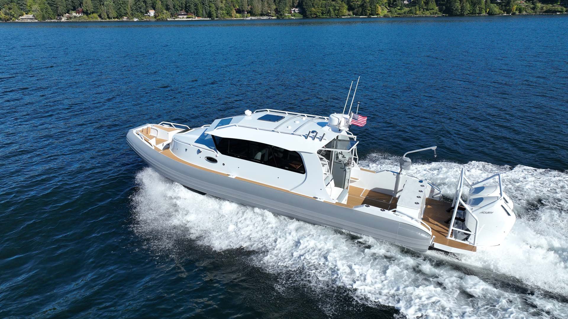 JUST SPLASHED - 35' Yachtline — LIFE PROOF BOATS