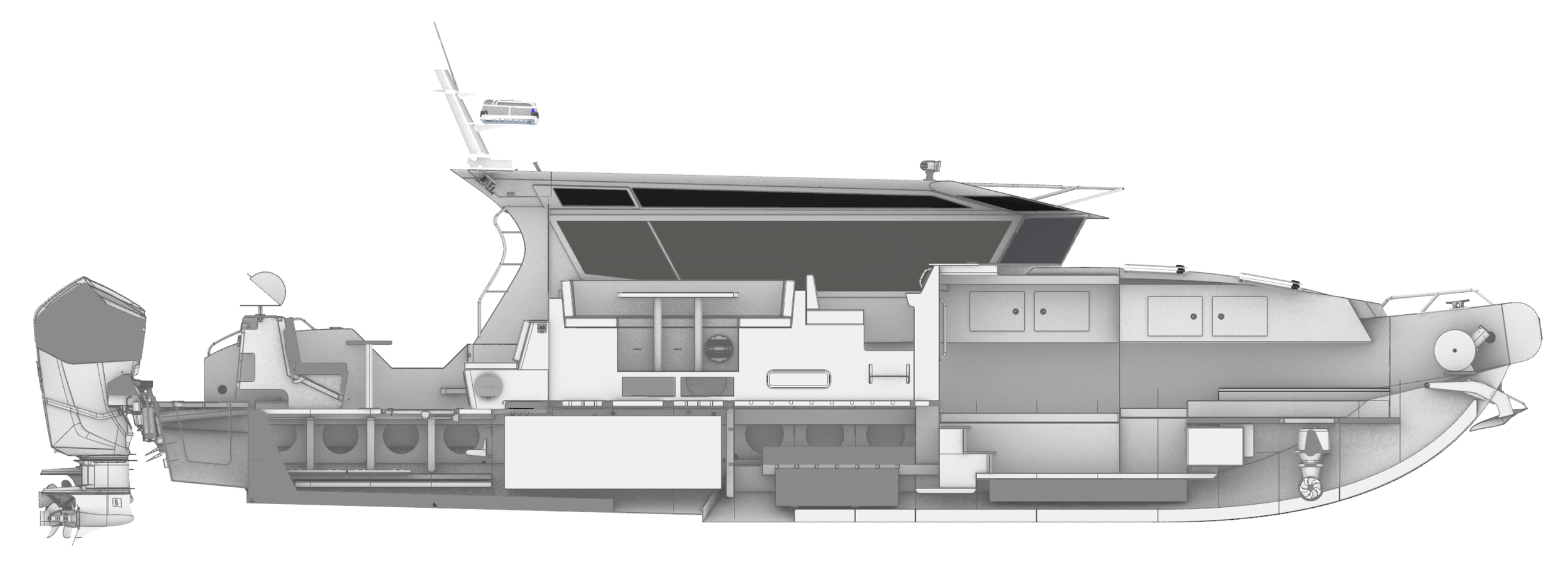 45' Full Cabin — LIFE PROOF BOATS