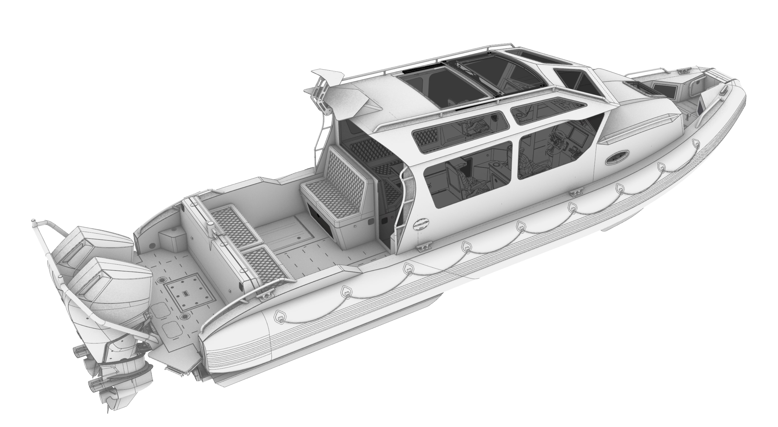 33' Full Cabin — LIFE PROOF BOATS