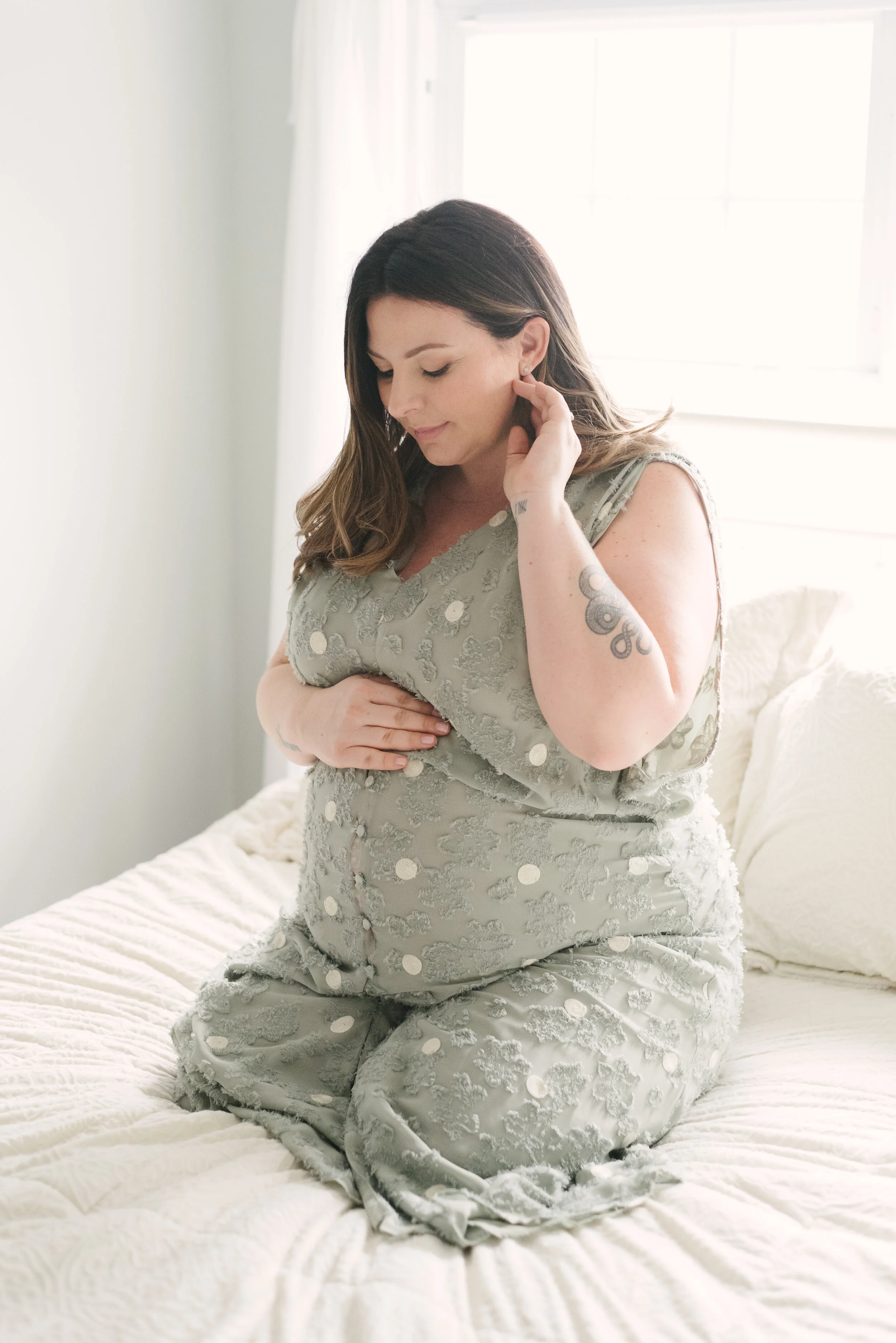 Brenna Rose Maternity + Motherhood Session | NKB Photo
