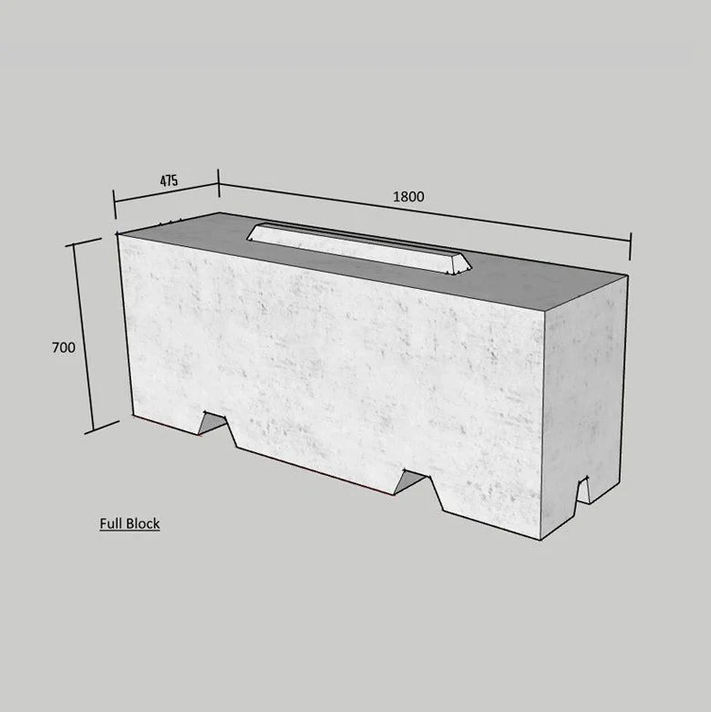 Storage and Retaining Concrete Blocks $66 — Ward Demolition