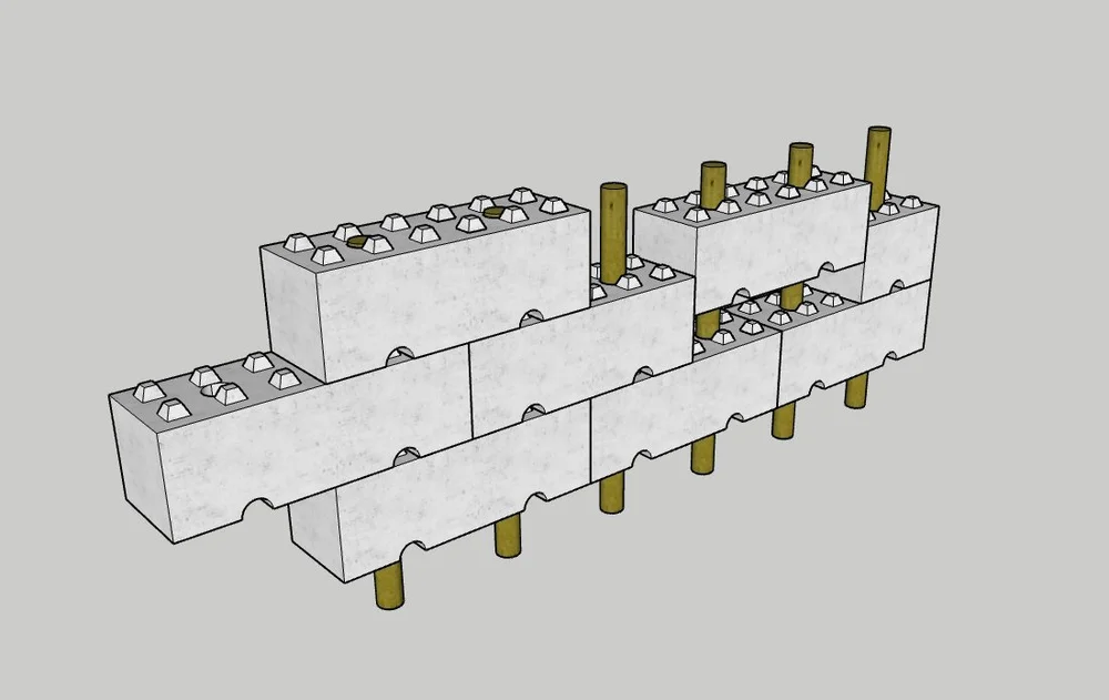 Ward Blocks - Concrete Blocks for Retaining, Storage Bunkers, Farm Pits ...