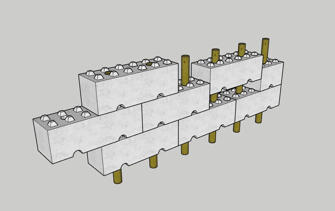 Ward Blocks - Concrete Blocks for Retaining, Storage Bunkers, Farm Pits ...