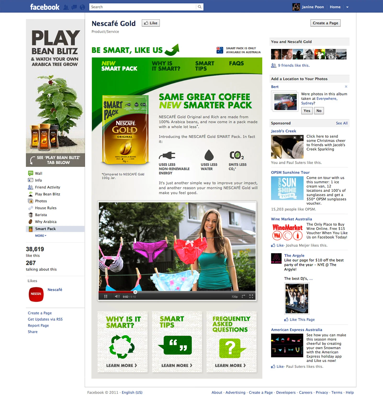 Nescafé Gold: Smart Pack Online Campaign — j9 design