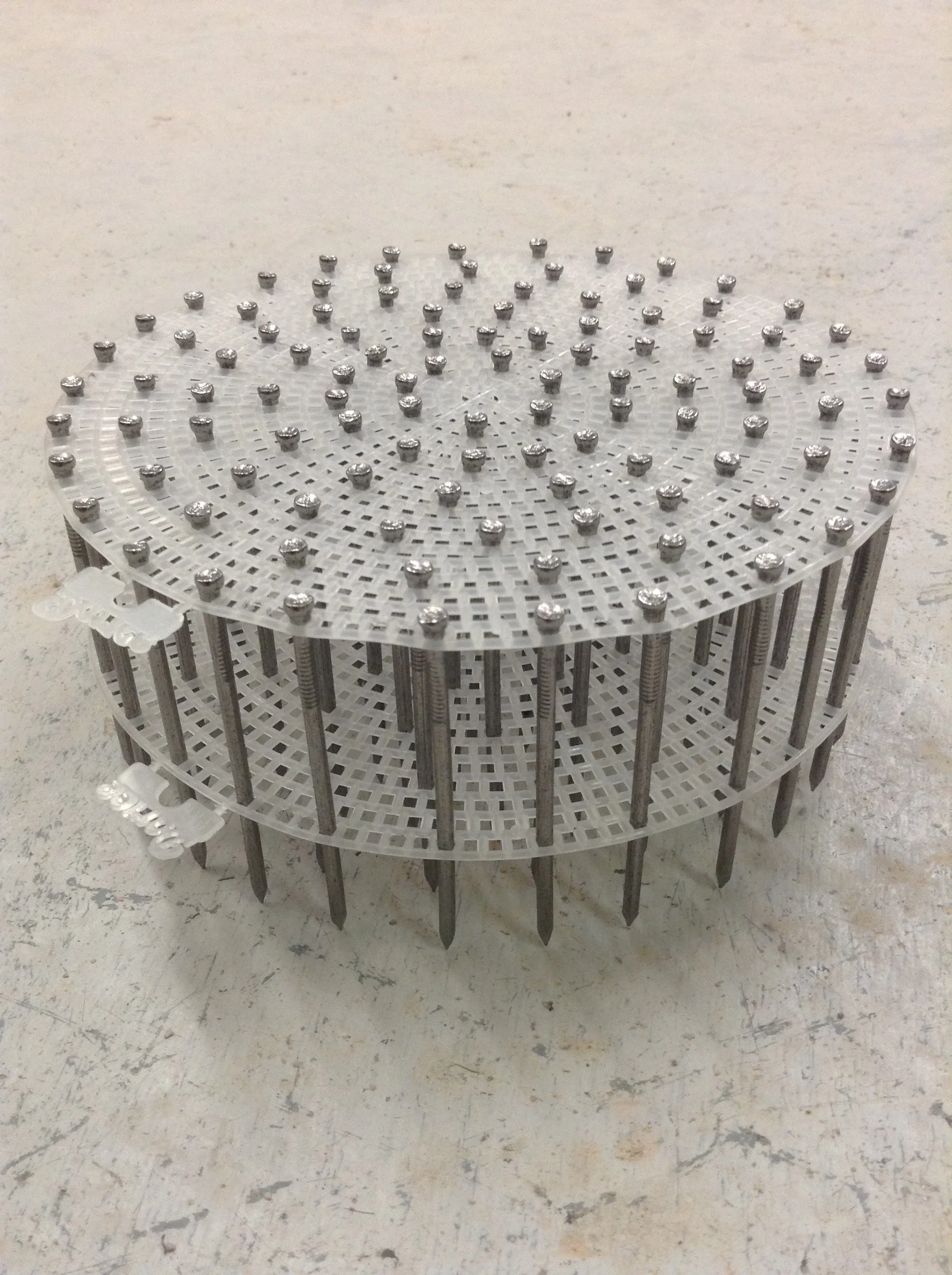 Almost 3D Printing Series: Circle Grid in Plaster — MARC MANCUSO DESIGN