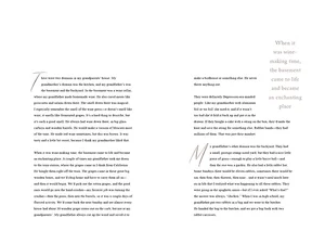 Vignette Examples Writing