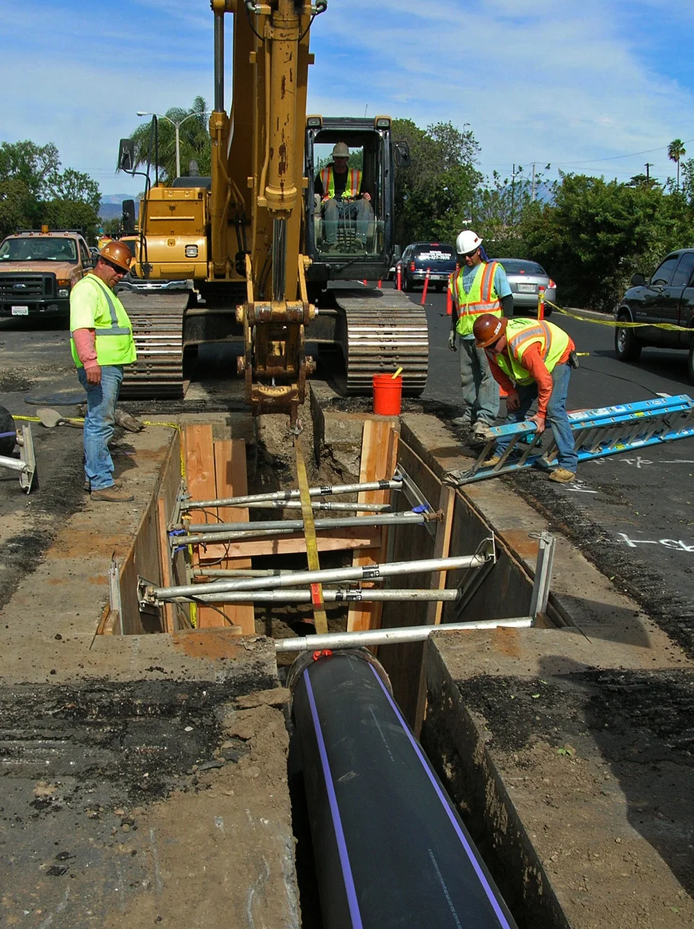 Pipe Bursting — Spiniello | Pipeline Rehabilitation & Construction