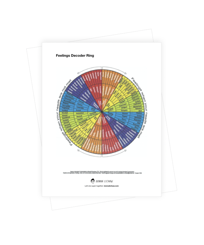 Feelings Decoder Ring — Donna Lichaw