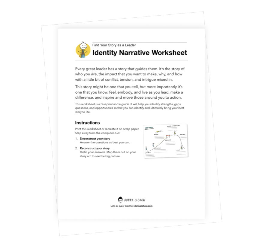 Identity Narrative Worksheet — Donna Lichaw
