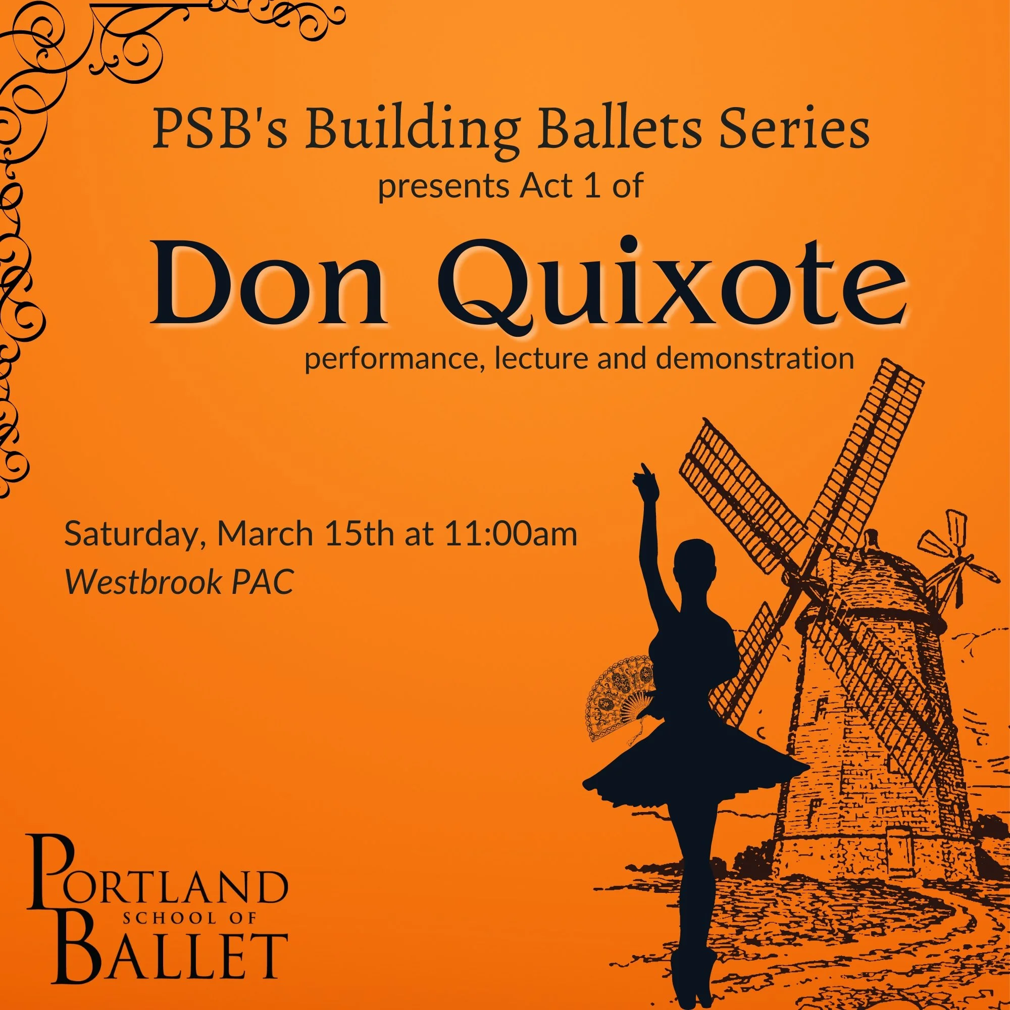 PORTLAND SCHOOL OF BALLET PERFORMANCES — PORTLAND BALLET