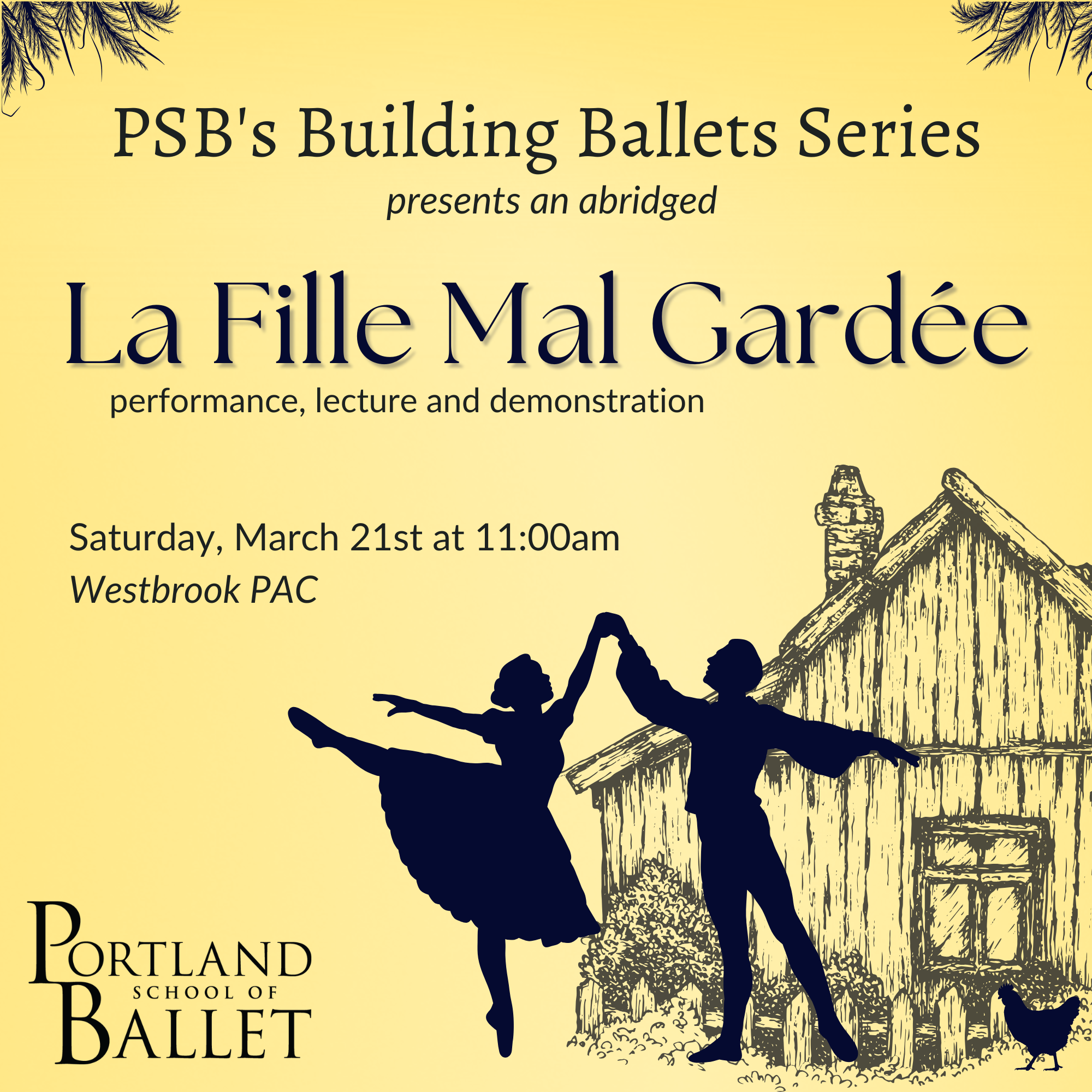 PORTLAND SCHOOL OF BALLET PERFORMANCES — PORTLAND BALLET