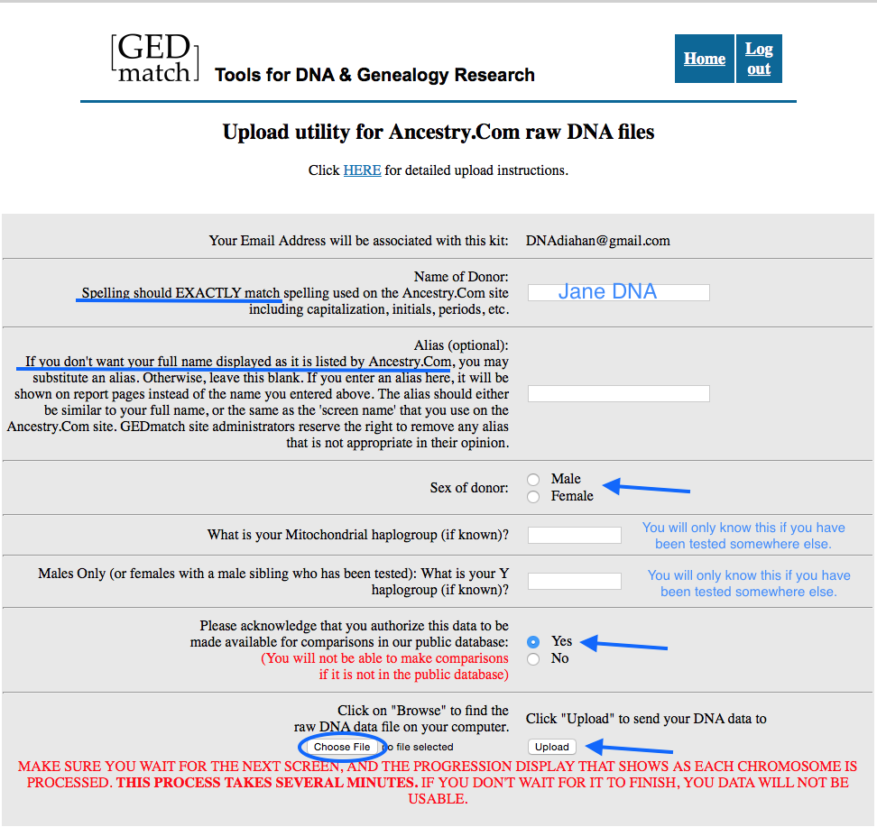 How To Upload your DNA to Gedmatch--And Why You Shouldn't | GEDmatch ...