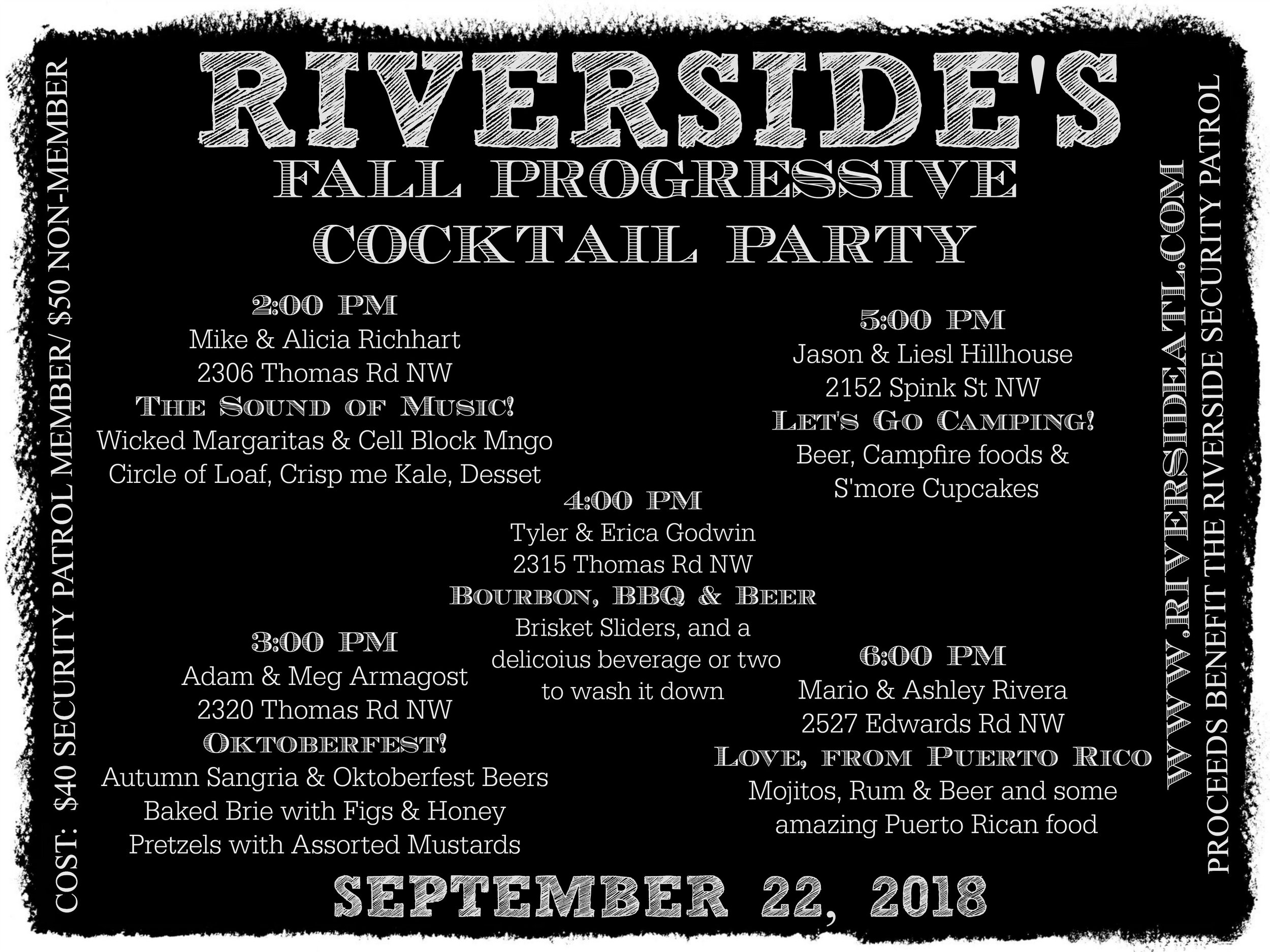 Riverside's Progressive Cocktail Party — Riverside Neighborhood ...