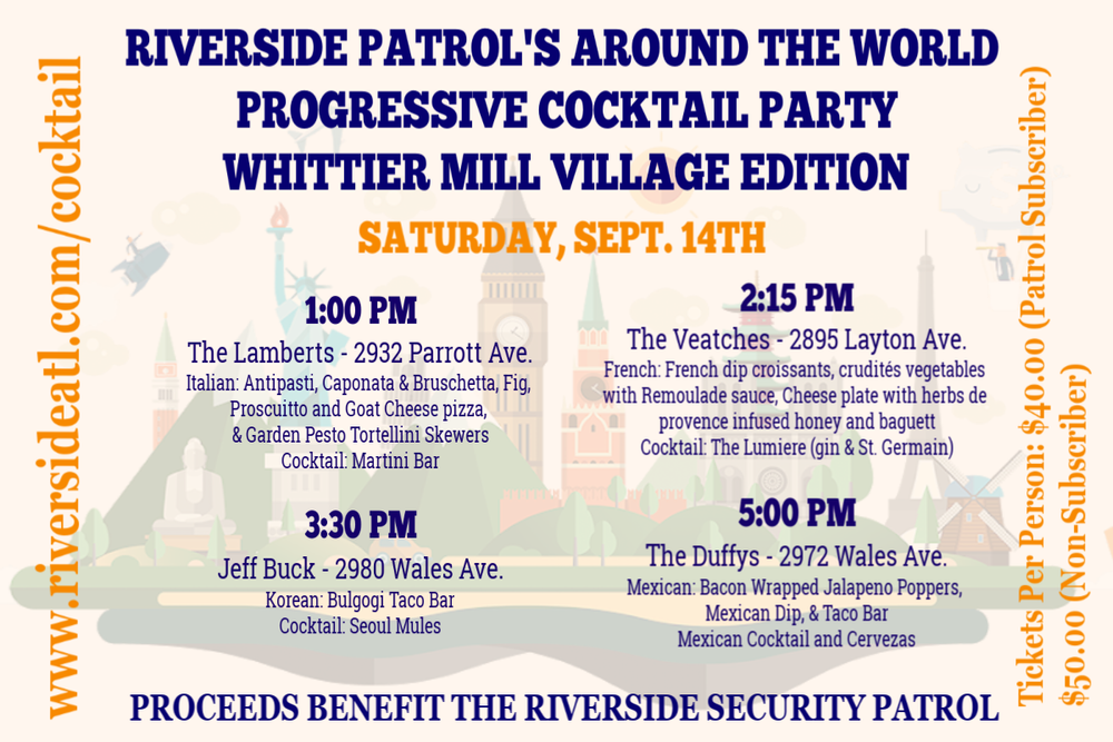 Riverside's Progressive Cocktail Party — Riverside Neighborhood ...