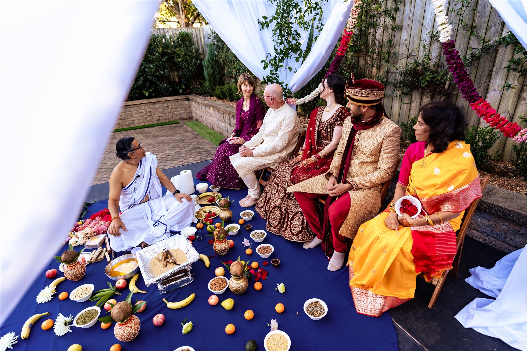 Real Wedding: Beautifully Bold and Ornate Fall Indian Wedding — The Cookery