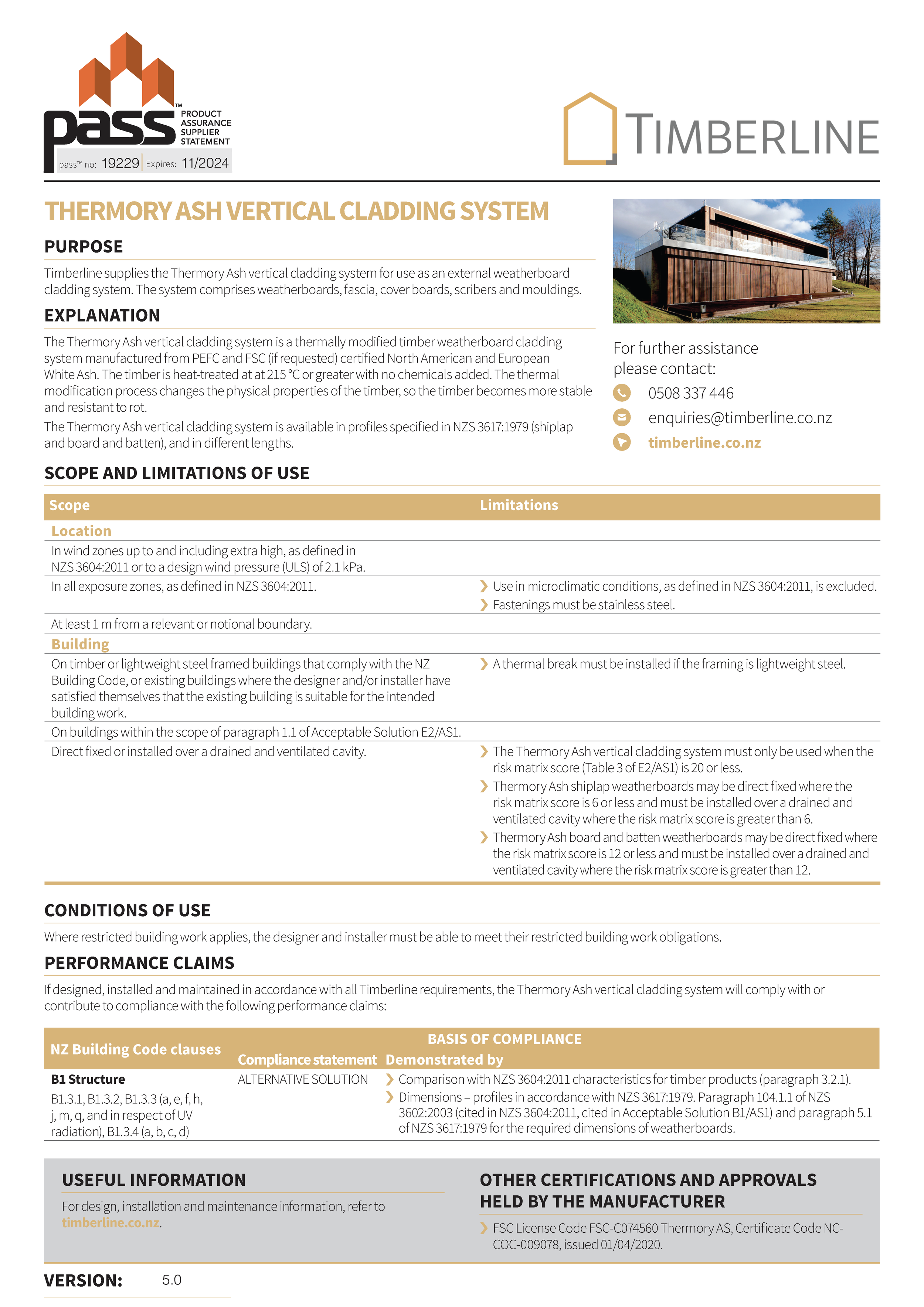 Timberline pass™ Landing — The Building Business