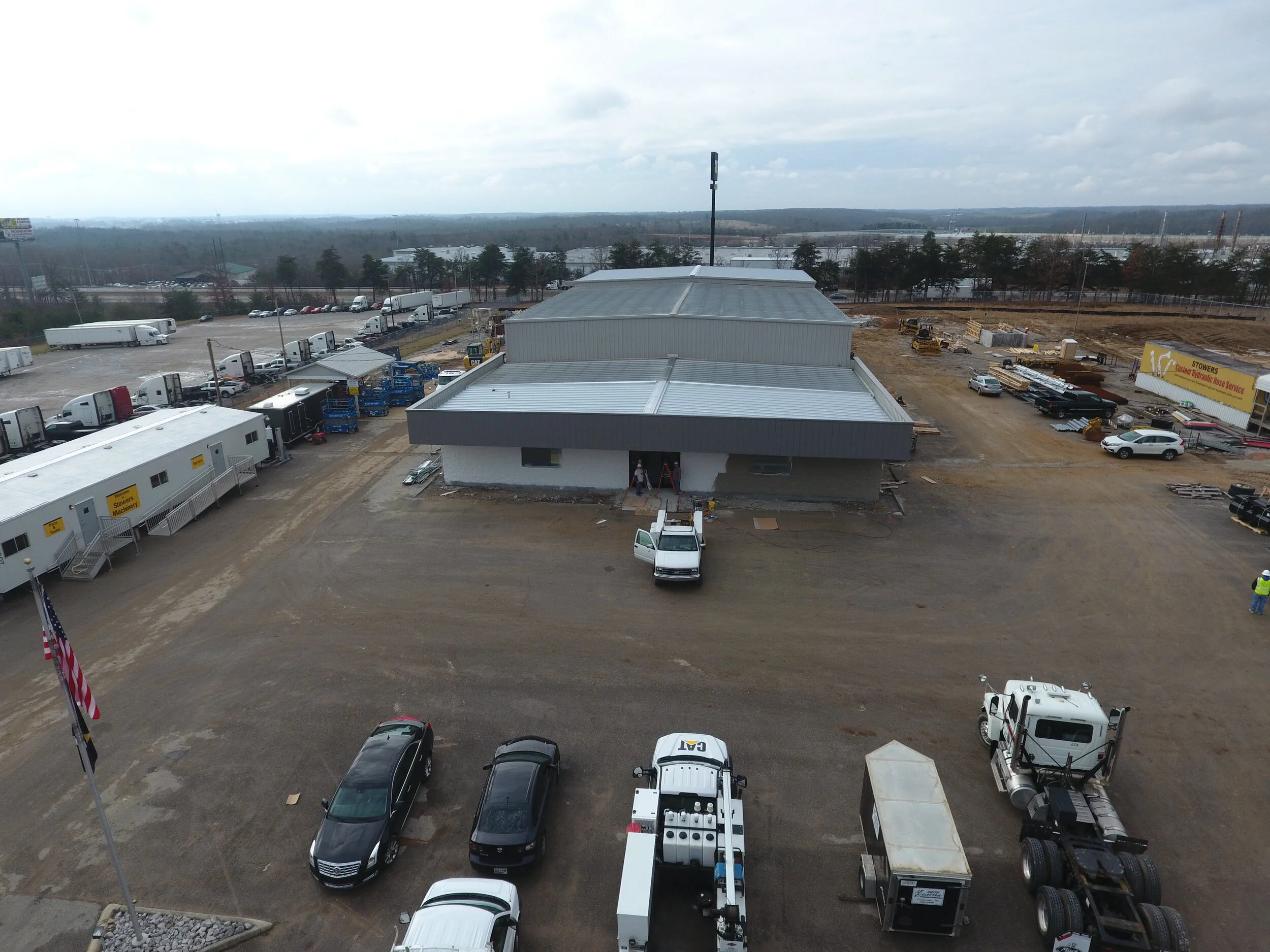 Stowers Caterpillar - Facility Expansion — J. Cumby Construction