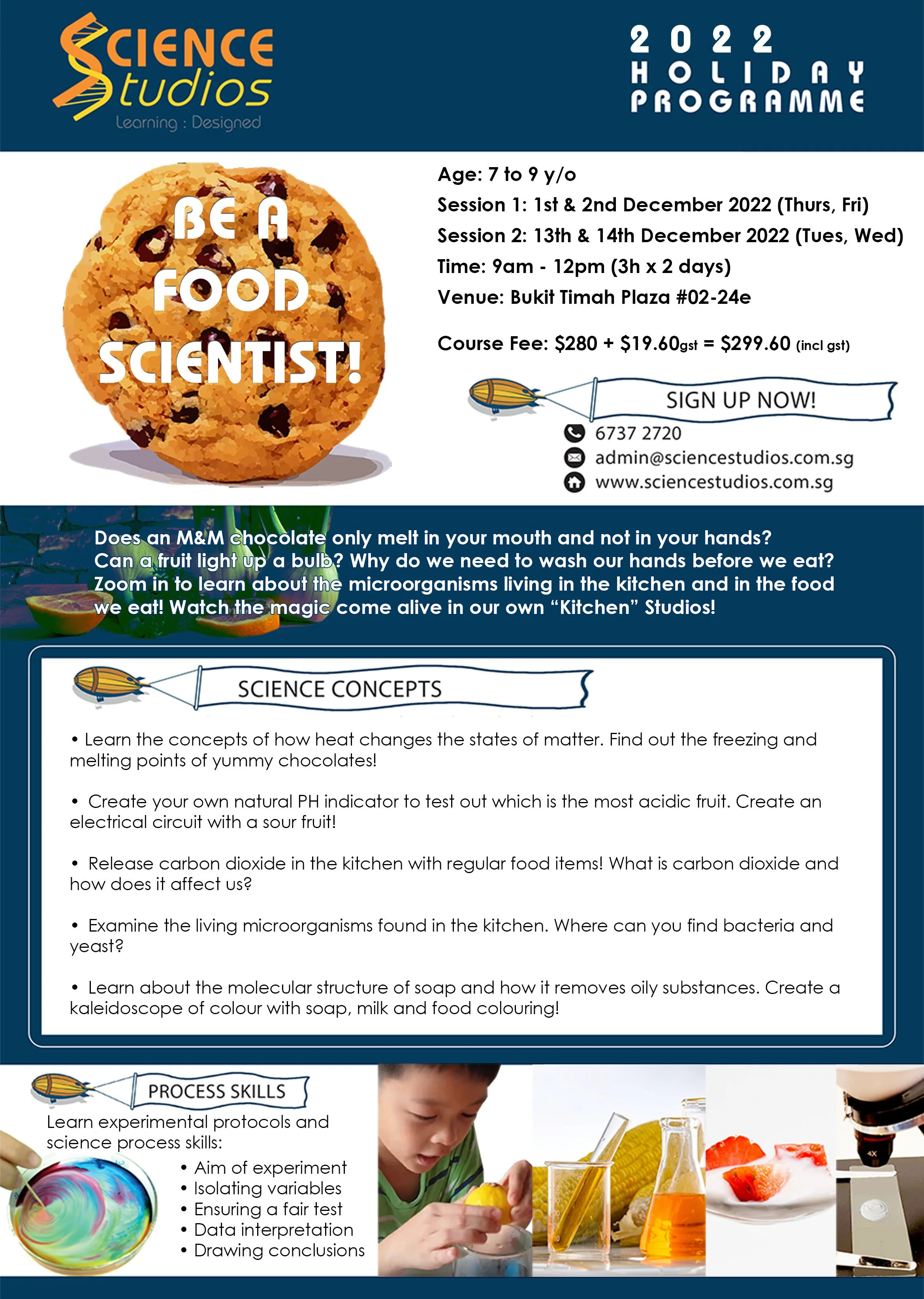 SCIENCE HOLIDAY PROGRAMMES — Science Studios Learning Centre - Primary ...