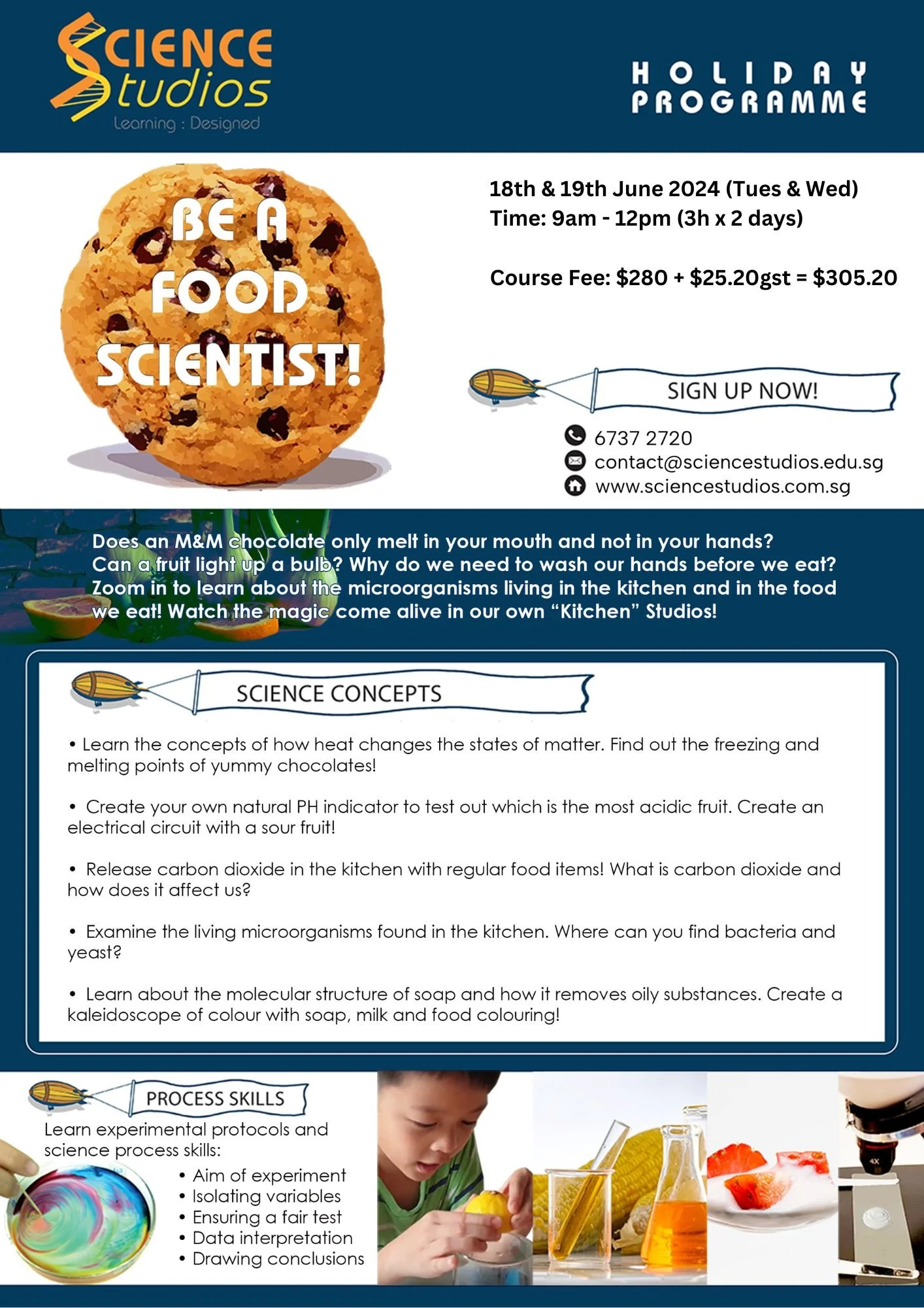 SCIENCE HOLIDAY PROGRAMMES — Science Studios Learning Centre - Primary School Science Tuition