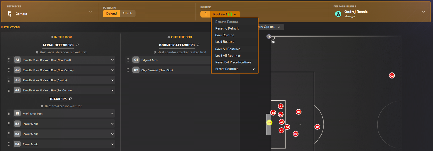 FM24 | Revamped set pieces. My pros and cons — CoffeehouseFM - Football Manager Blogs