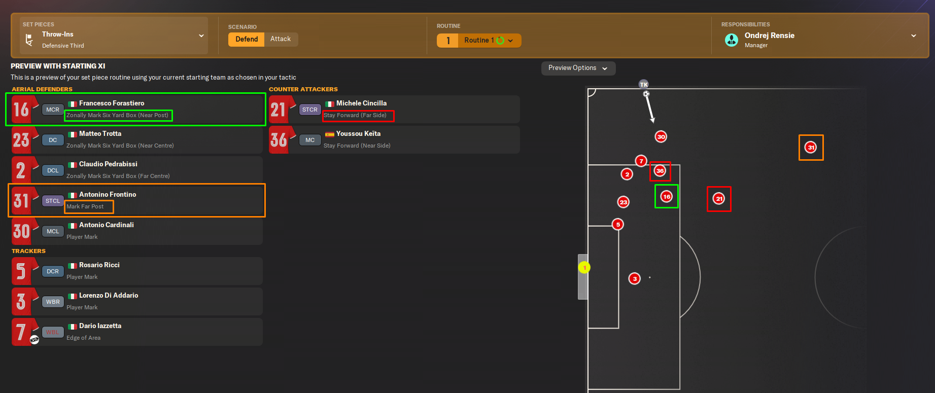 FM24 | Revamped set pieces. My pros and cons — CoffeehouseFM - Football ...