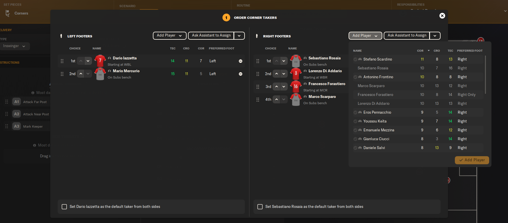 FM24 | Revamped set pieces. My pros and cons — CoffeehouseFM - Football Manager Blogs