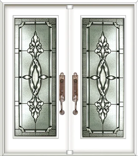 Decorative Glass Inserts — Distinctive Glass Inserts: Wrought Iron ...