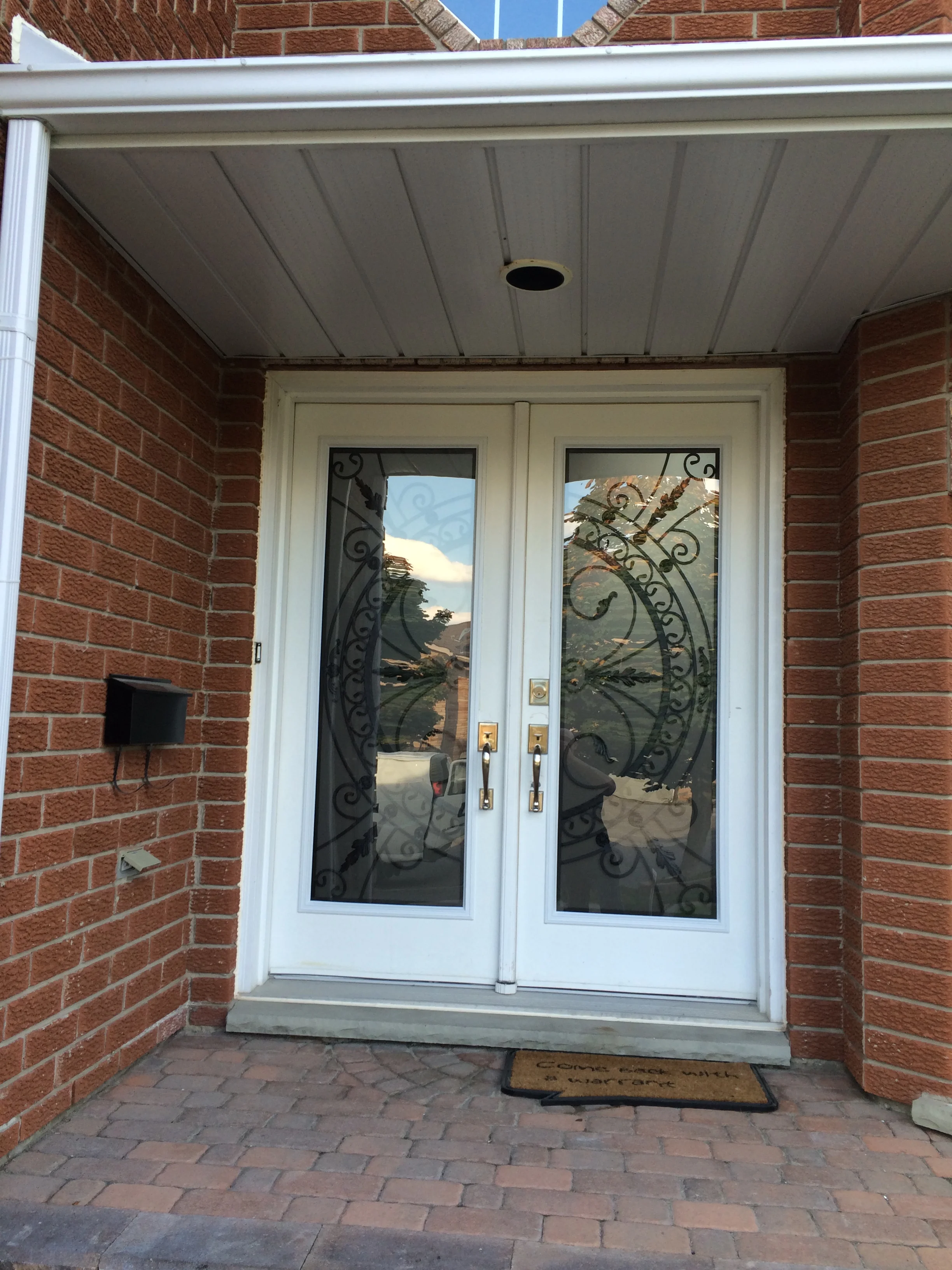 Wrought Iron Glass Inserts (Photo Gallery) — Distinctive Glass Inserts ...