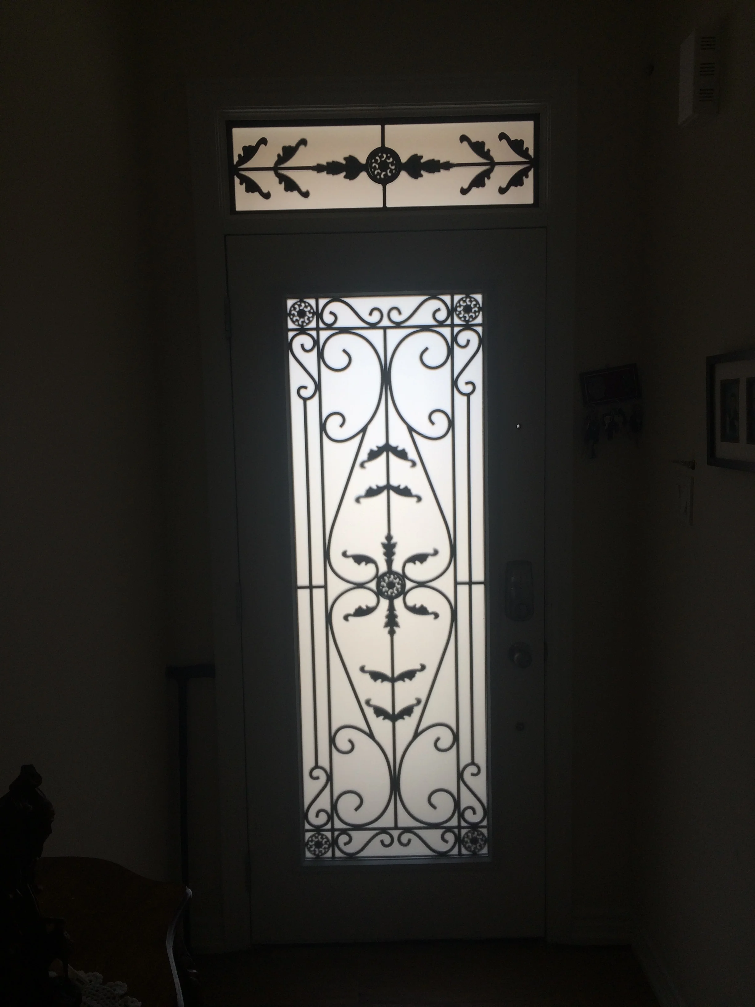 Wrought Iron Glass Inserts (Photo Gallery) — Distinctive Glass Inserts ...