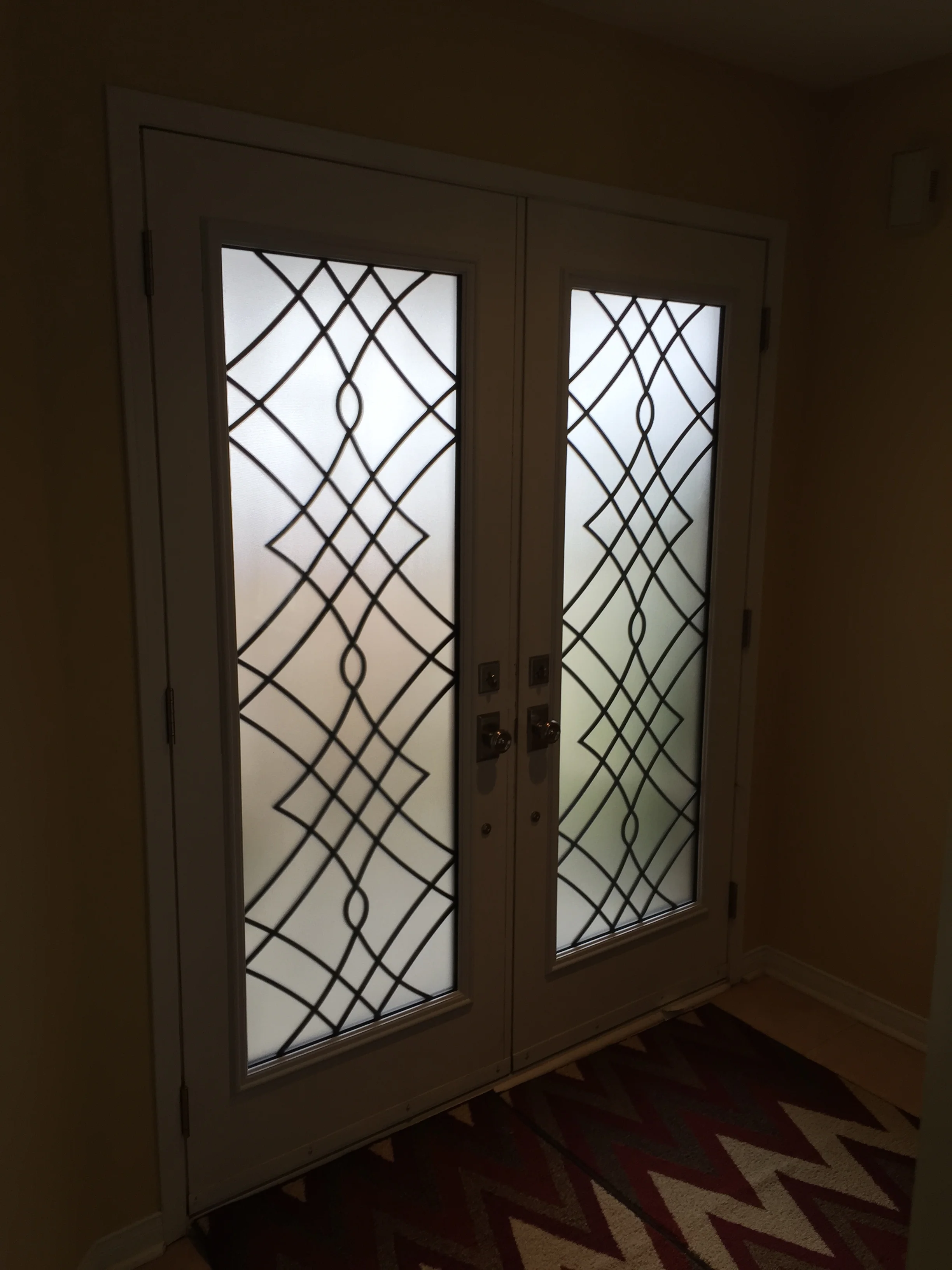 Wrought Iron Glass Inserts (Photo Gallery) — Distinctive Glass Inserts ...