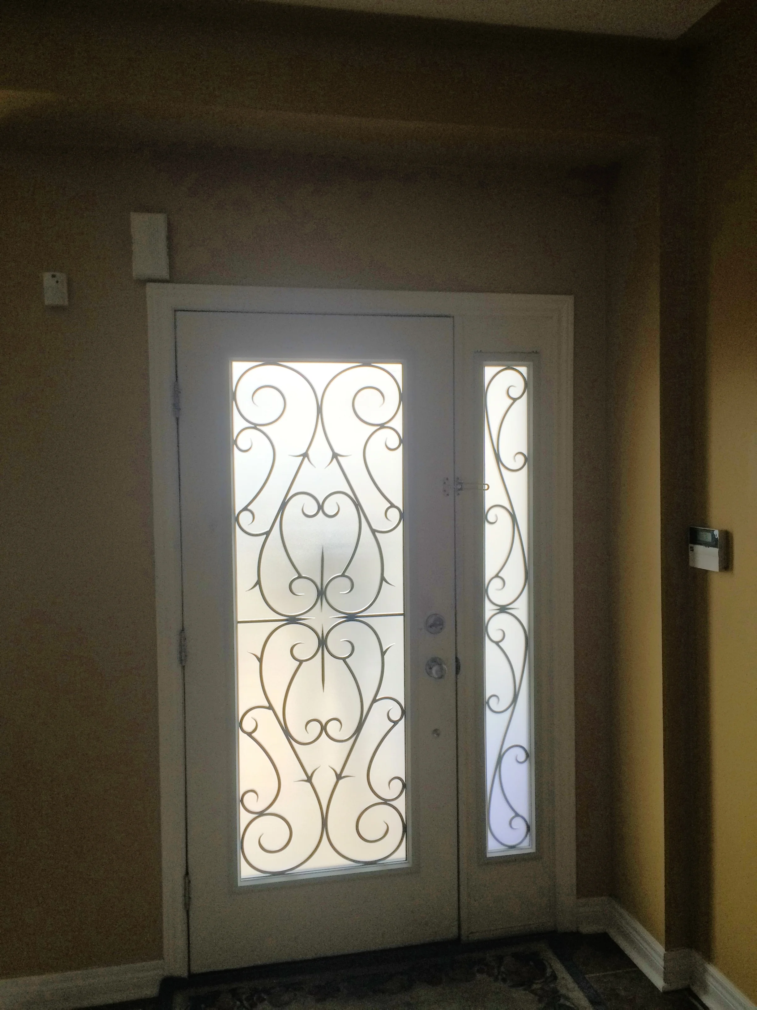 Wrought Iron Glass Inserts (Photo Gallery) — Distinctive Glass Inserts ...