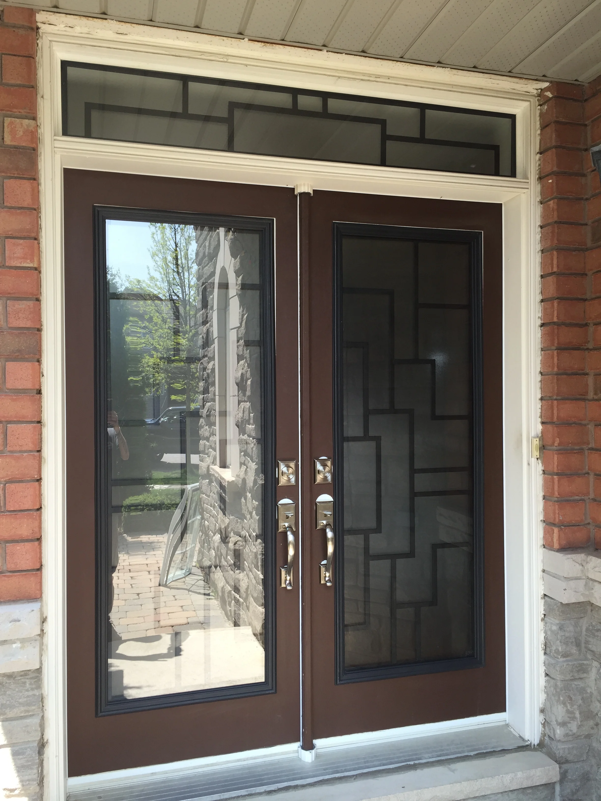 Wrought Iron Glass Inserts (Photo Gallery) — Distinctive Glass Inserts ...